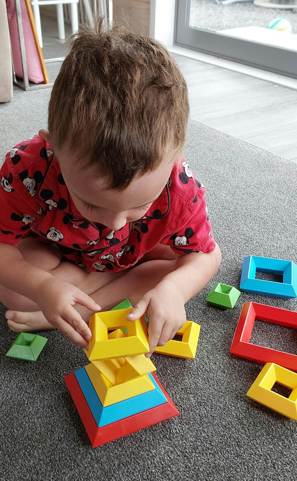 Pyramids Stacking Blocks for Kids aged 1-5 | Shinymarch – shinymarch.com