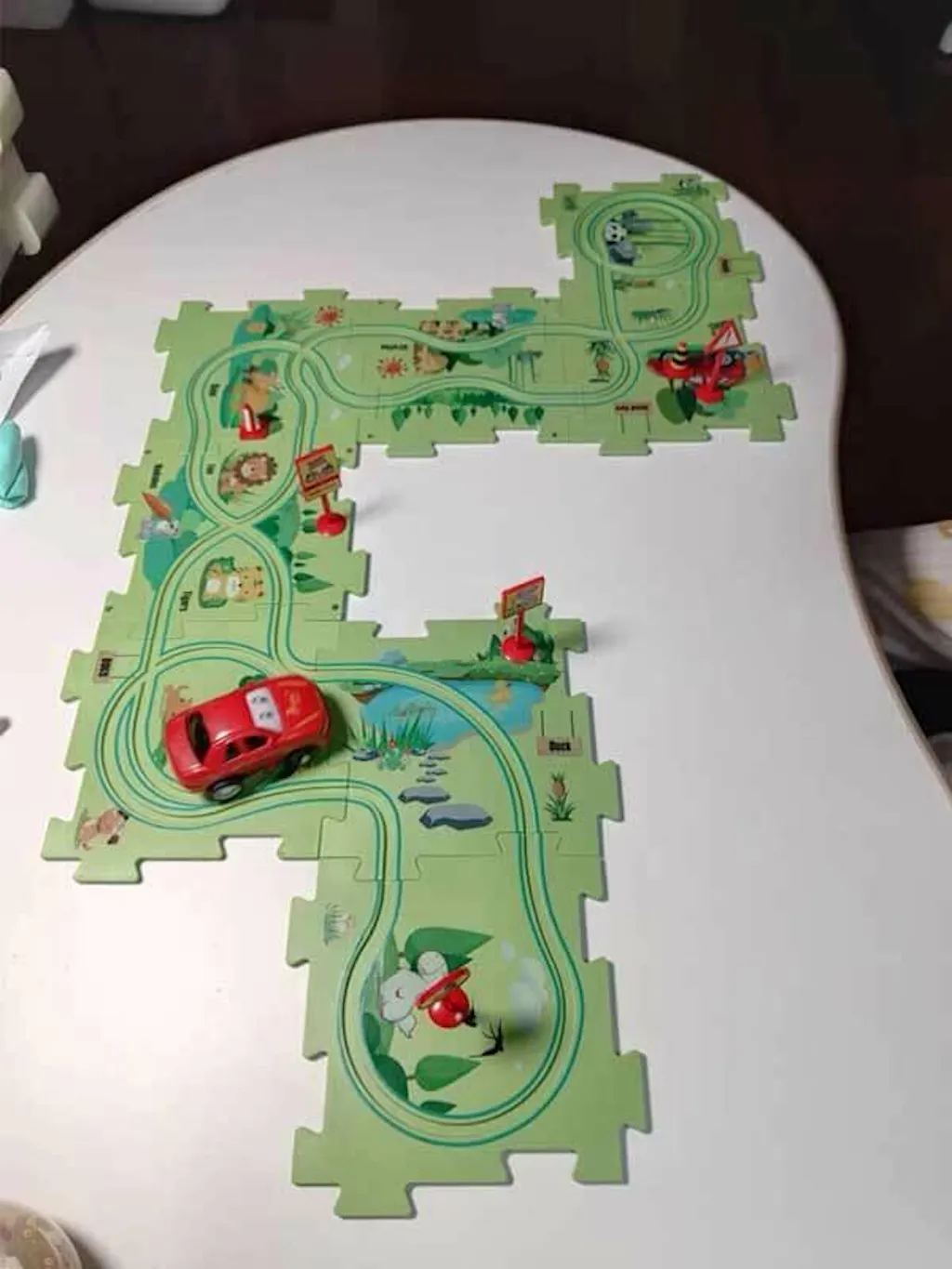 DIY Assembling Electric Trolley, Upgrade Toddler Puzzle Track Play Set ...