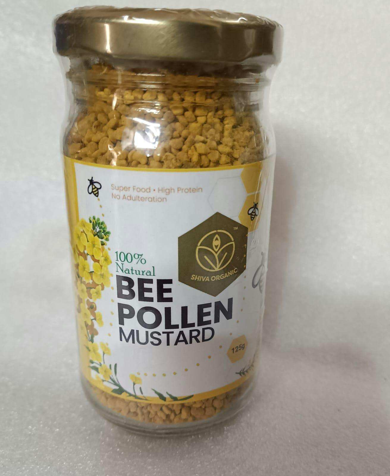 Mustard Bee Pollen | Natural Superfood | Shiva Organic