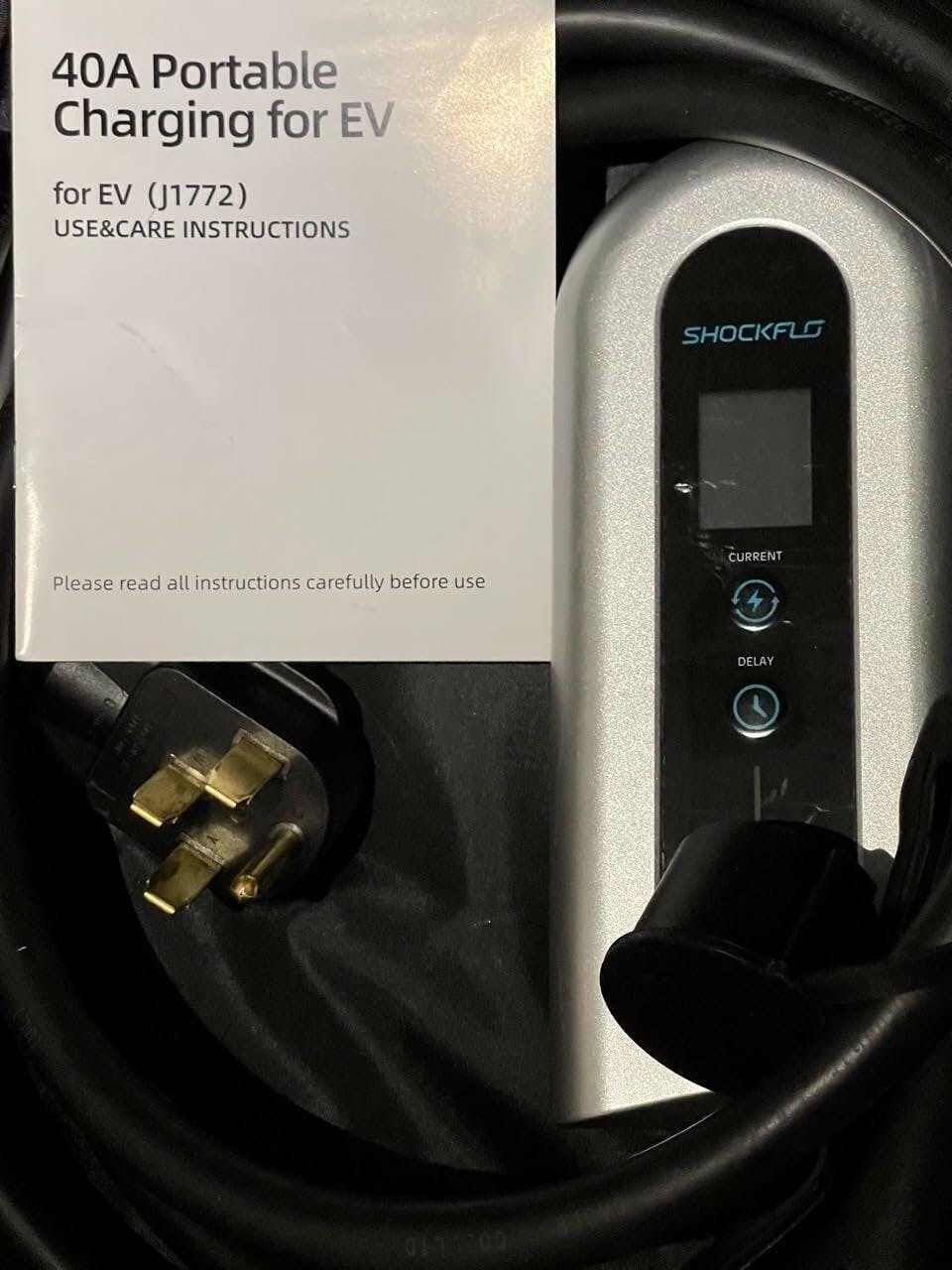 ShockFlo® G1 40A Portable J1772 Level 2 EV Charger – Shockfloevcharger