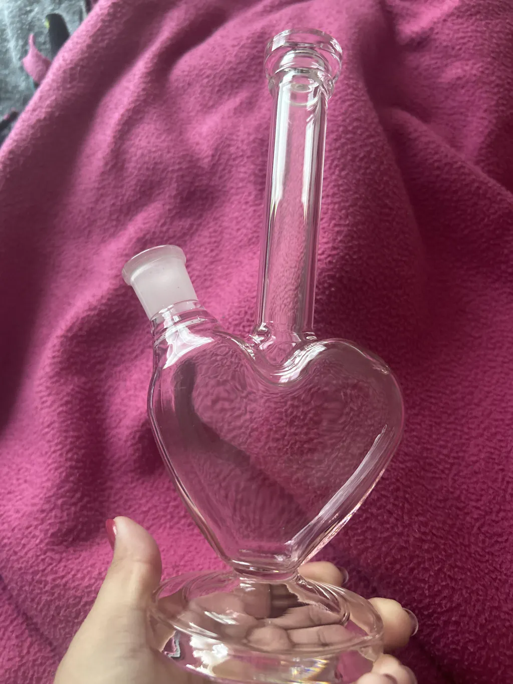 Heart Water Pipe- Pink – Shop Burning Love