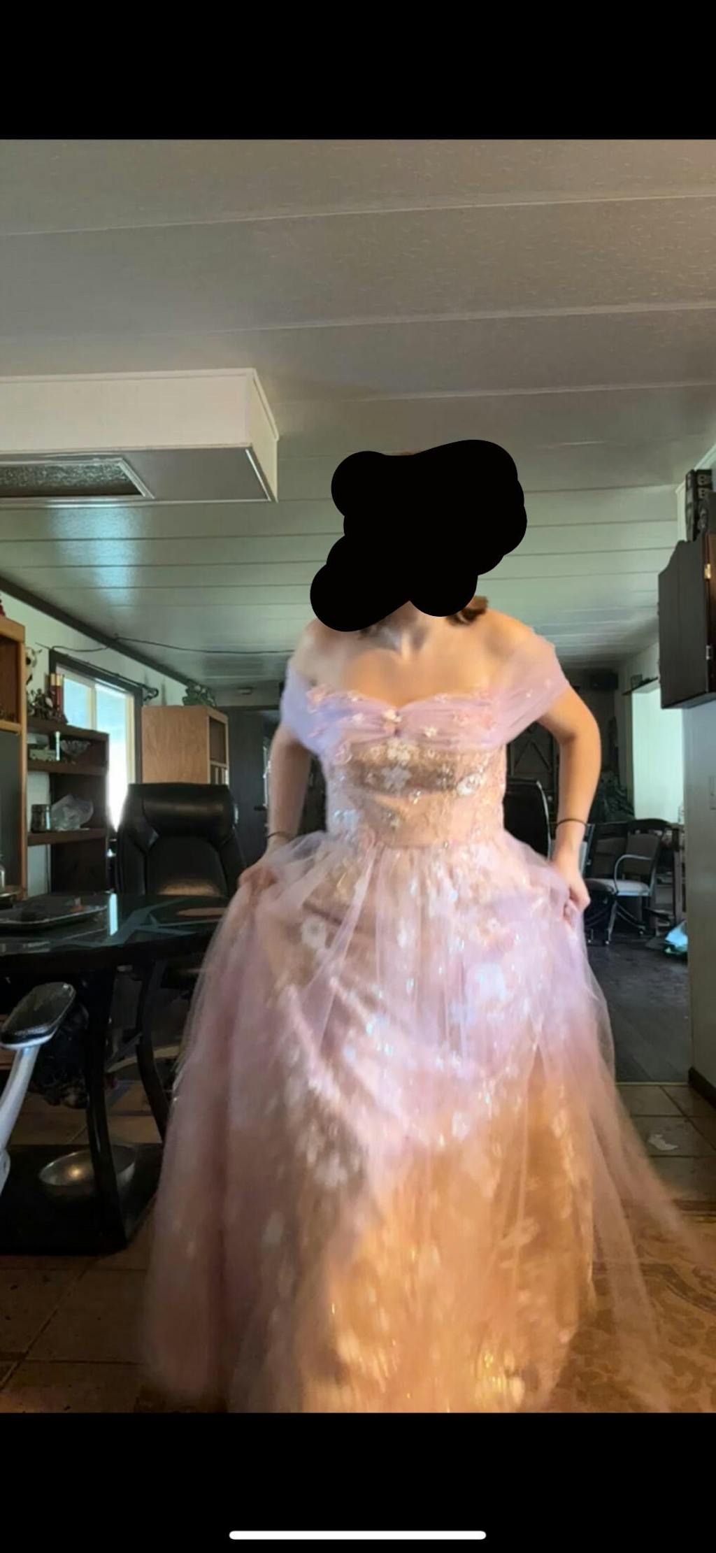 A-Line Off Shoulder Tulle Lace Purple Long Prom Dress, Purple Formal D ...