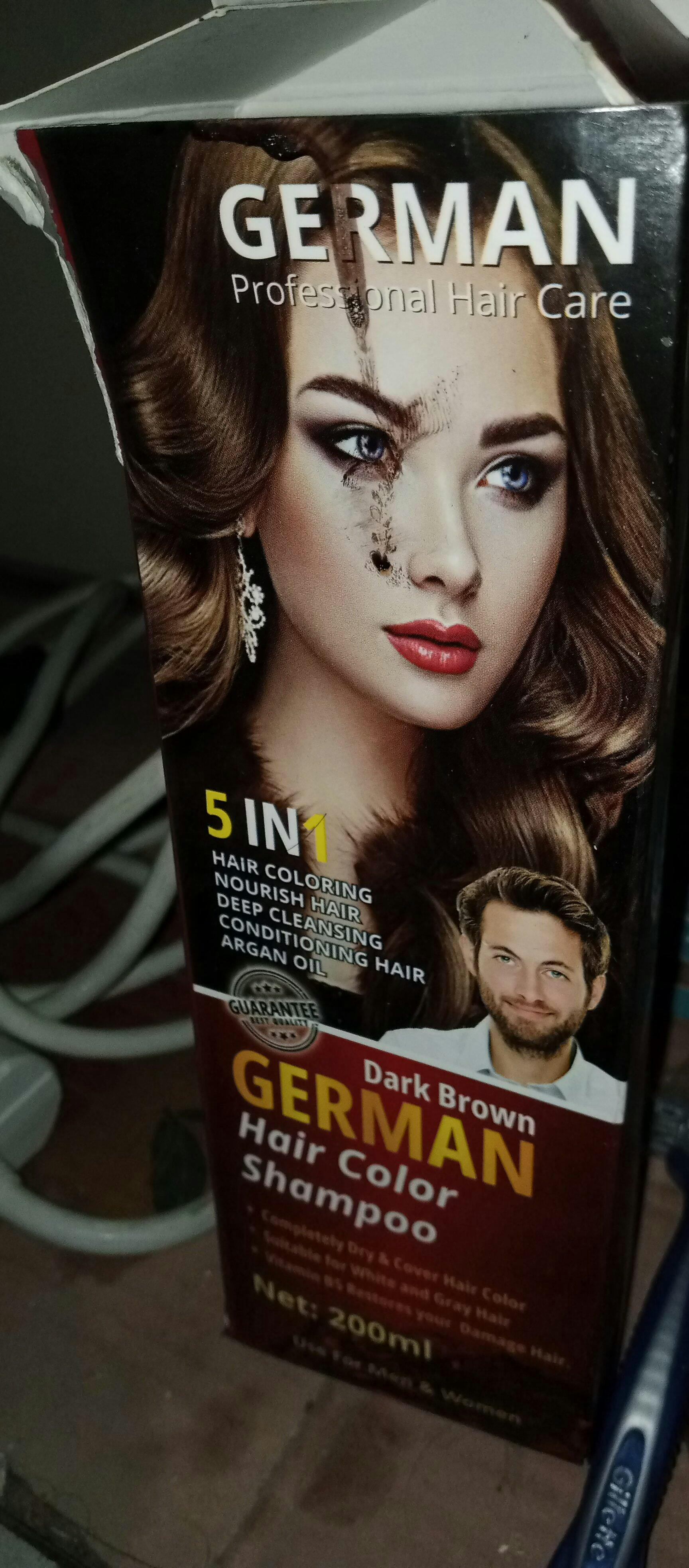 German Hair Color Jel Shampoo 5-in-1 – Shoppingbazaar.co