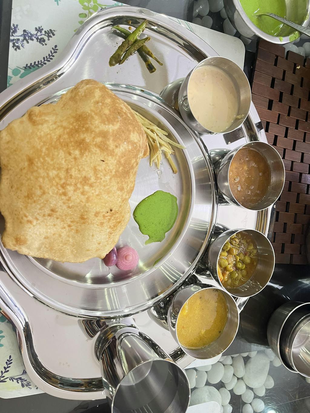 Stainless Steel Thali Set (1 Person) Nifty