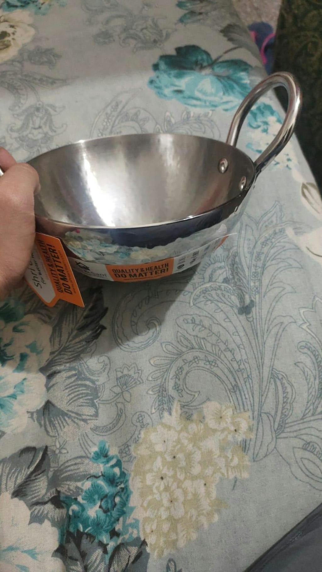 Stainless Steel Heavy Weight Hammered Kadhai