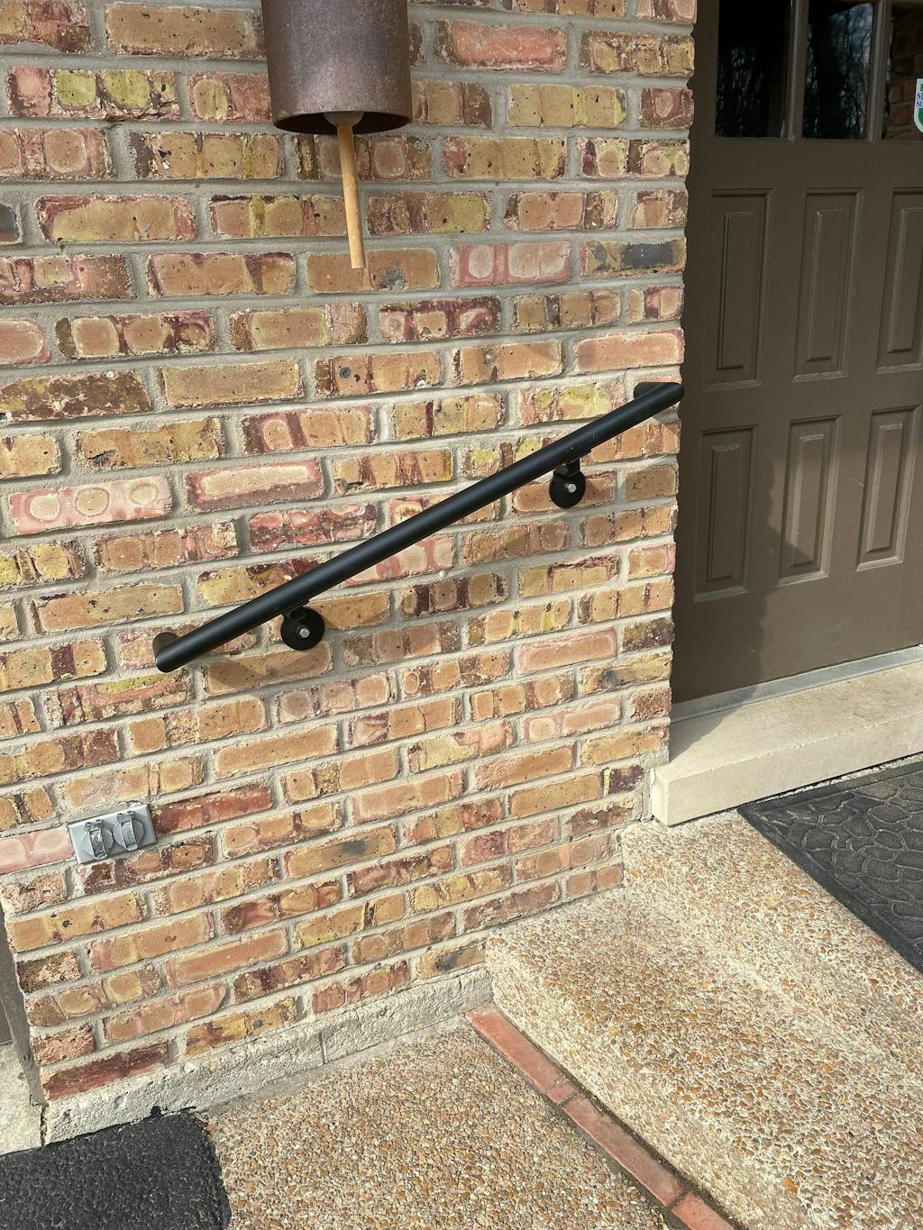 Round Metal Handrail | Wrought Iron Handrail | Right Angle Model – SI ...