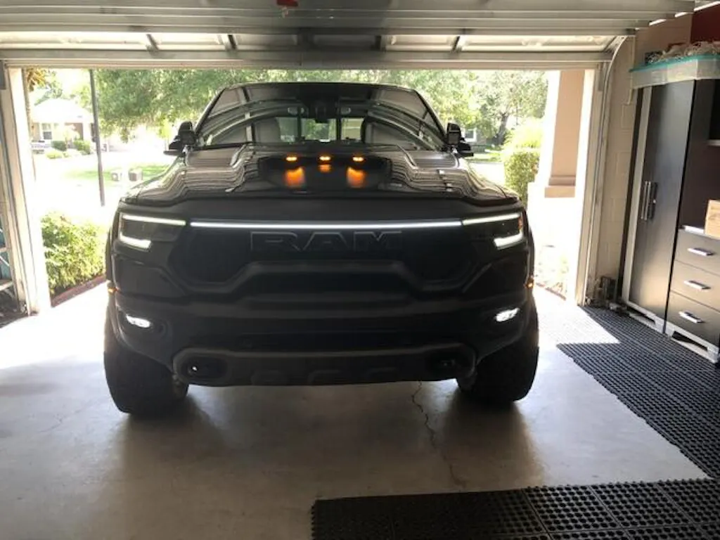 2021-2024 Ram 1500 TRX LED “Power” Grille Bar – IP67, Bolt-On, Black o ...