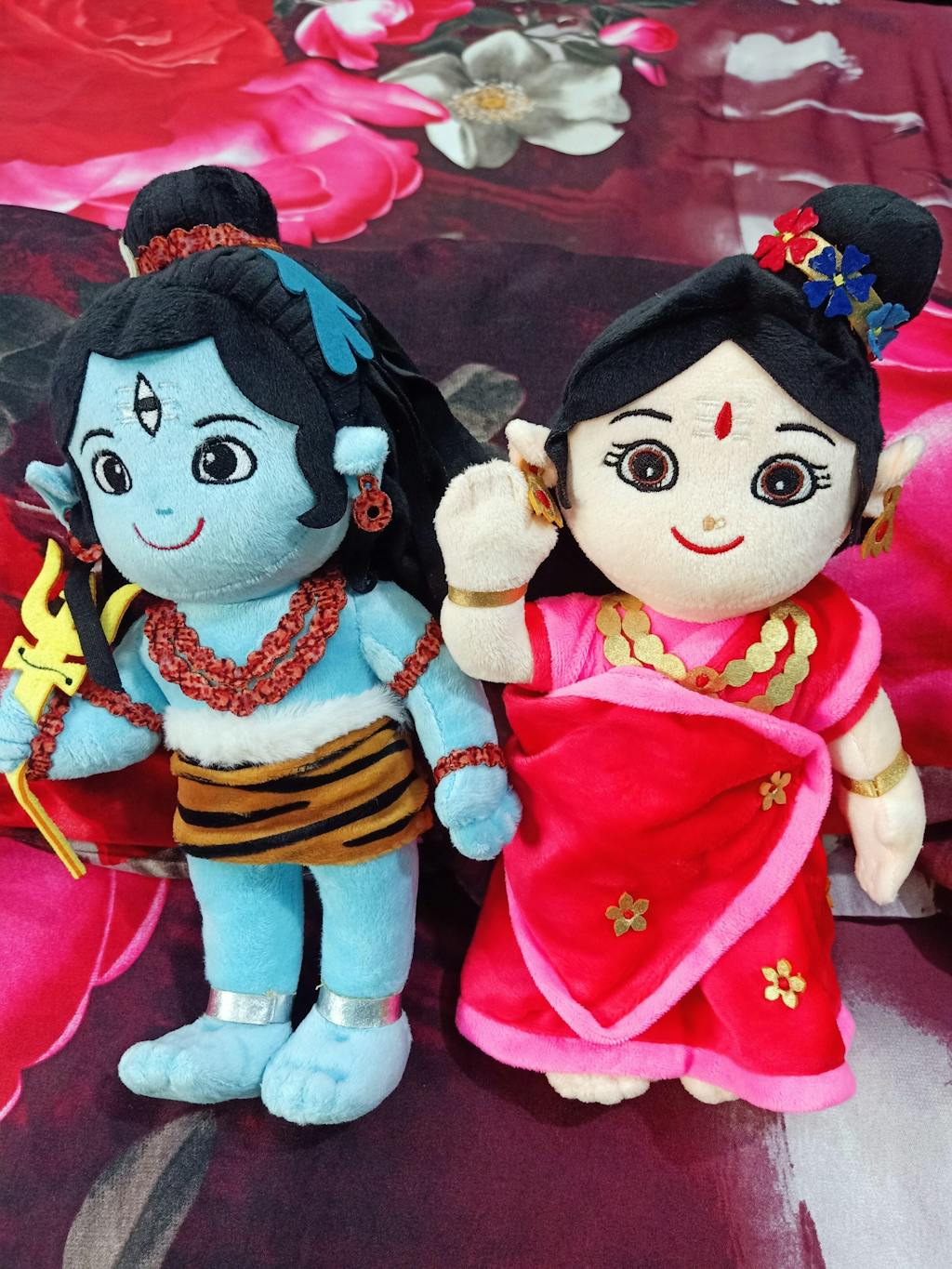 Buy Now Shiva & Parvati Toy | Online Shiva Parvati Soft Toy For Baby