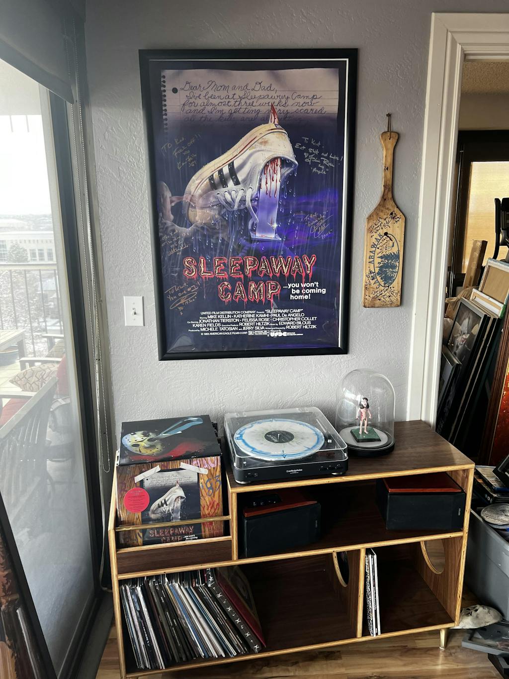 Walnut "Headliner" Vinyl Record Storage Cabinet – Sidetracked Workshop