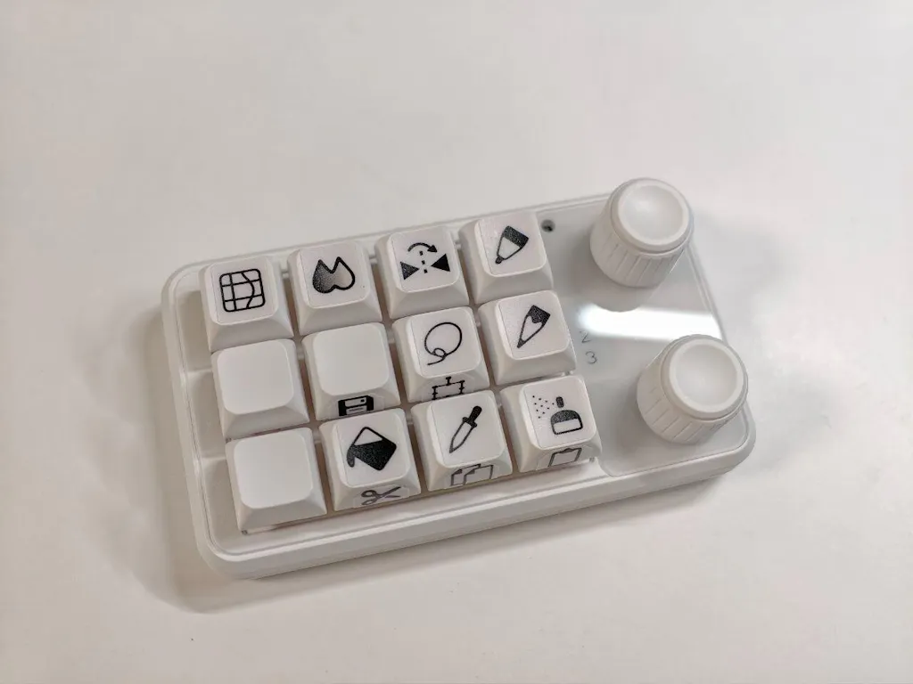 Picokey. One-Handed Macro Mechanical Keyboard - 12 Keys, Fully Program ...
