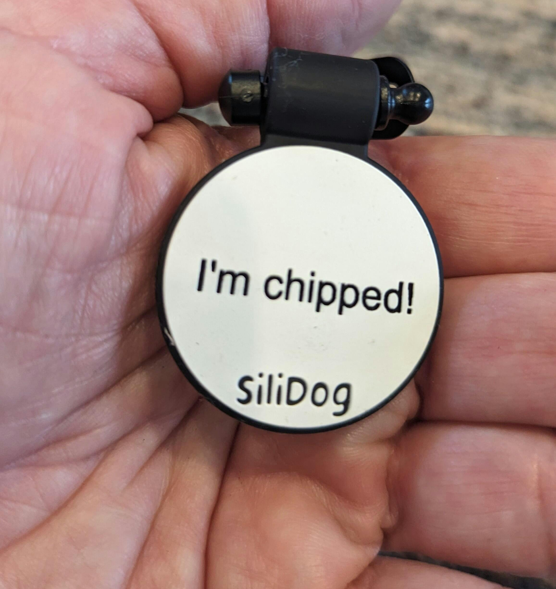 Silicone Dog ID Tags for Pets Silent Pet Tags Quiet Durable Dog Tags ...
