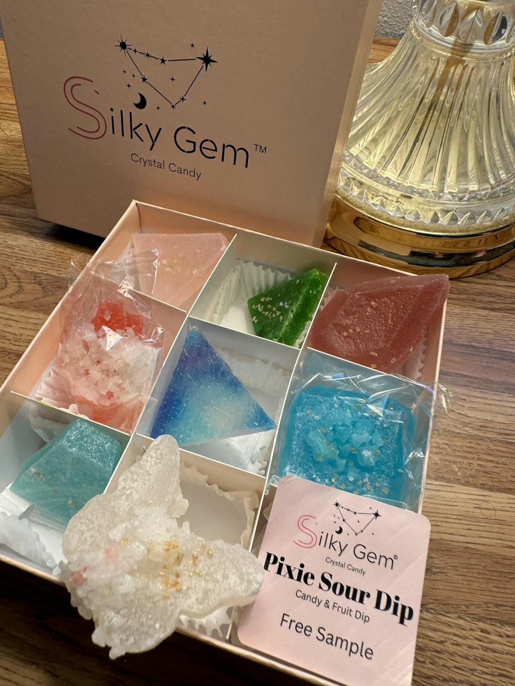 The Gemmies | Assorted Crystal Candy | Silky Gem Crystal Candy