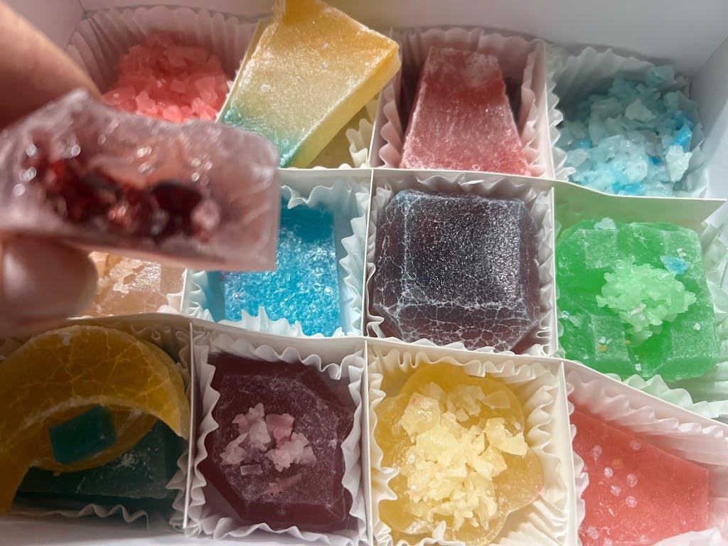 Treasure Box | Edible Crystal Selection Box | Silky Gem Crystal Candy