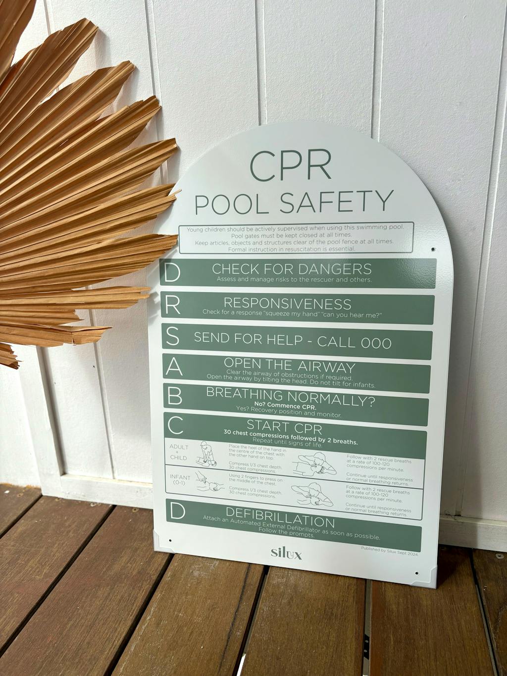 Pool CPR Signs – Silux