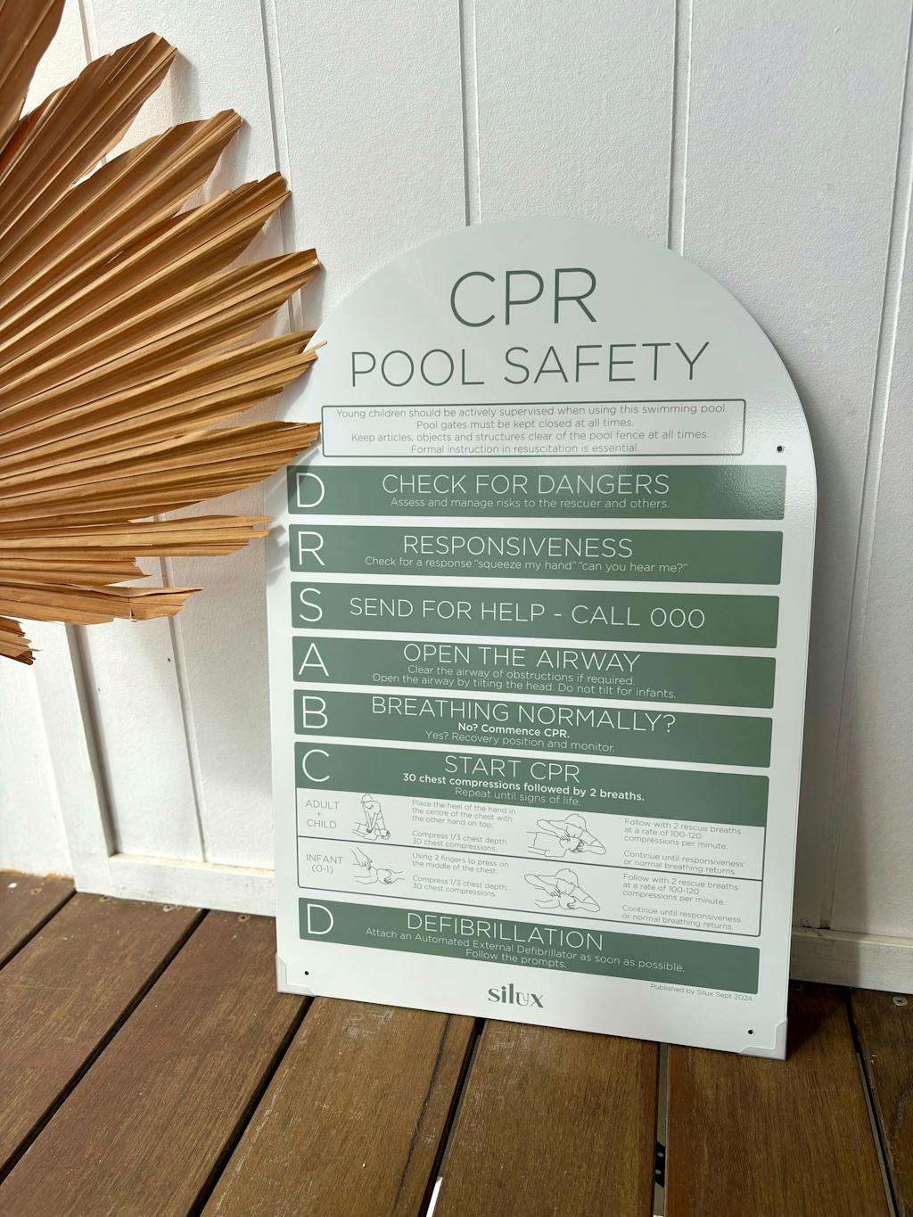 Pool CPR Signs – Silux