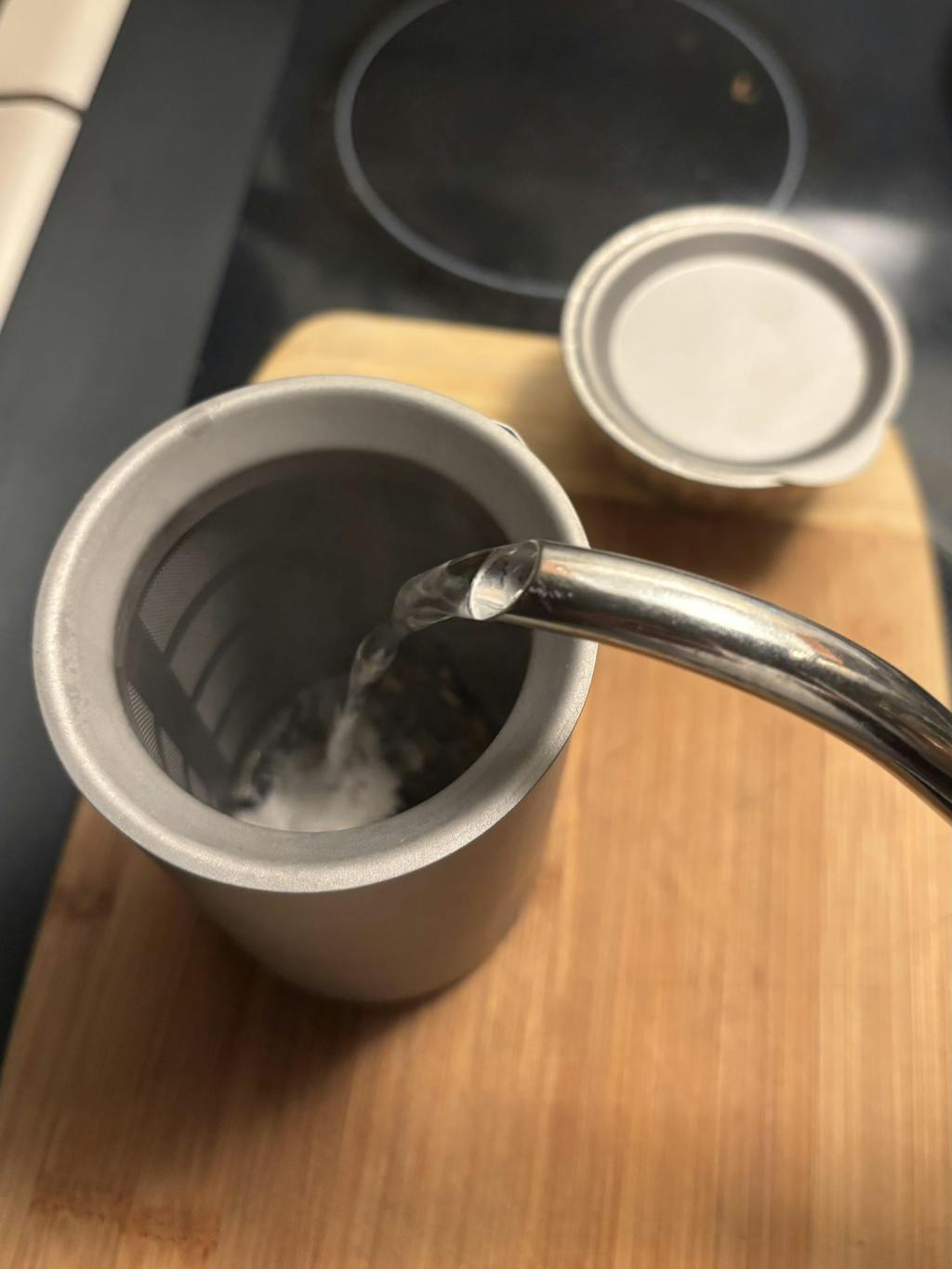 Titanium Tea Pour Over Filter - 350ml/12.3 fl oz | SilverAnt Outdoors