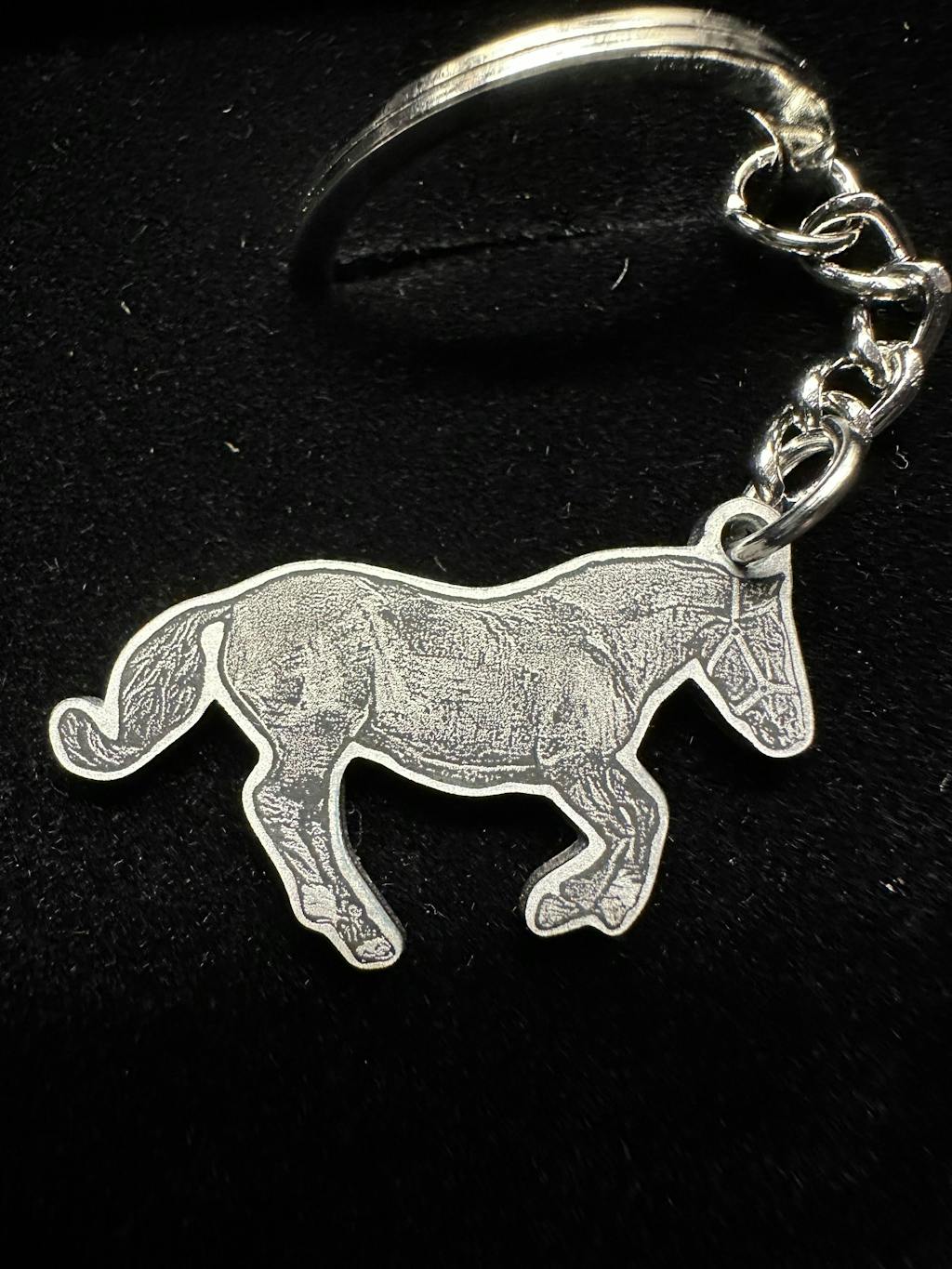 Silvercut® Life-Like Dog Keychain With Custom Engraved Photo