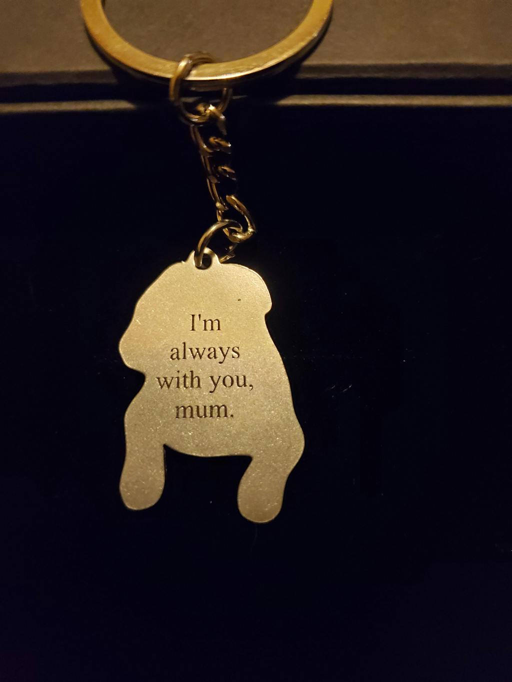Silvercut® Life-Like Dog Keychain With Custom Engraved Photo