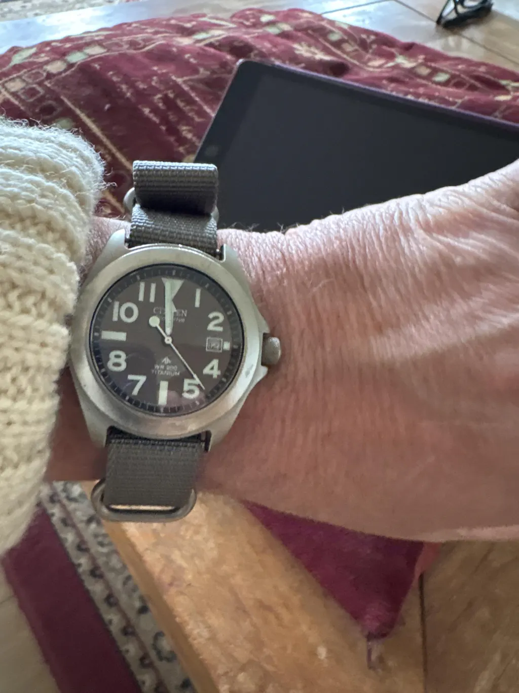 NYLON 4-RING WATCH STRAP