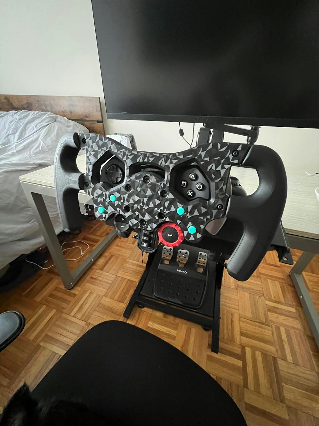 F1 Wheel for Logitech G29 / G923 / G920 – Formula Mod – Sim Mods Hub