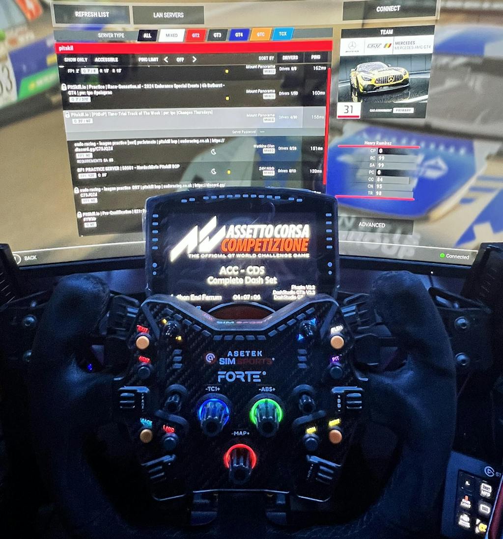 DDU 10.7 6.8" Sim Racing Dash Display with LEDs – Sim Racing Addict