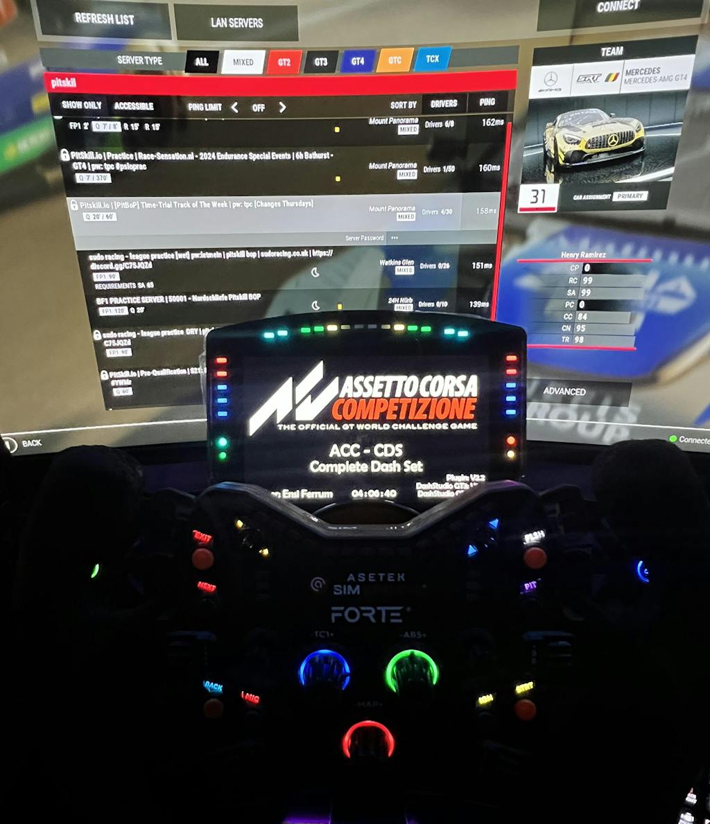 DDU 10.7 6.8" Sim Racing Dash Display with LEDs – Sim Racing Addict