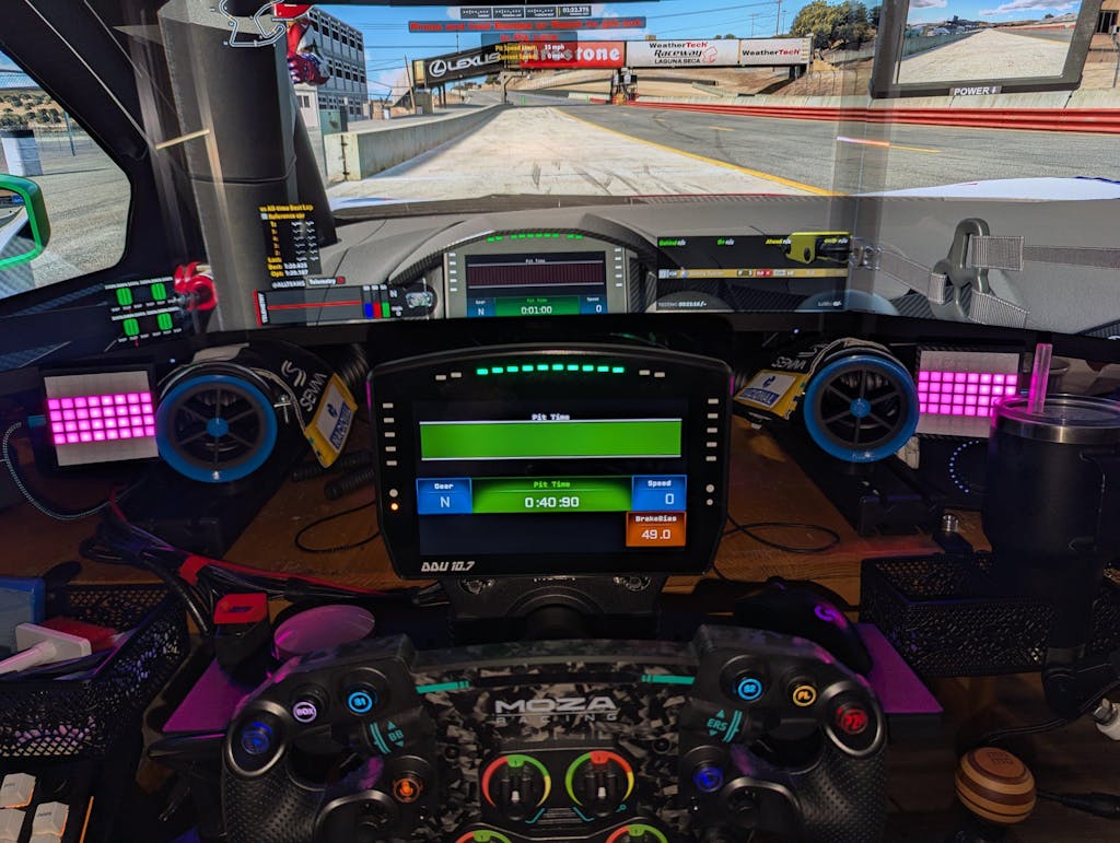 DDU 10.5 Sim Racing 5" Dash Display with LEDs – Sim Racing Addict