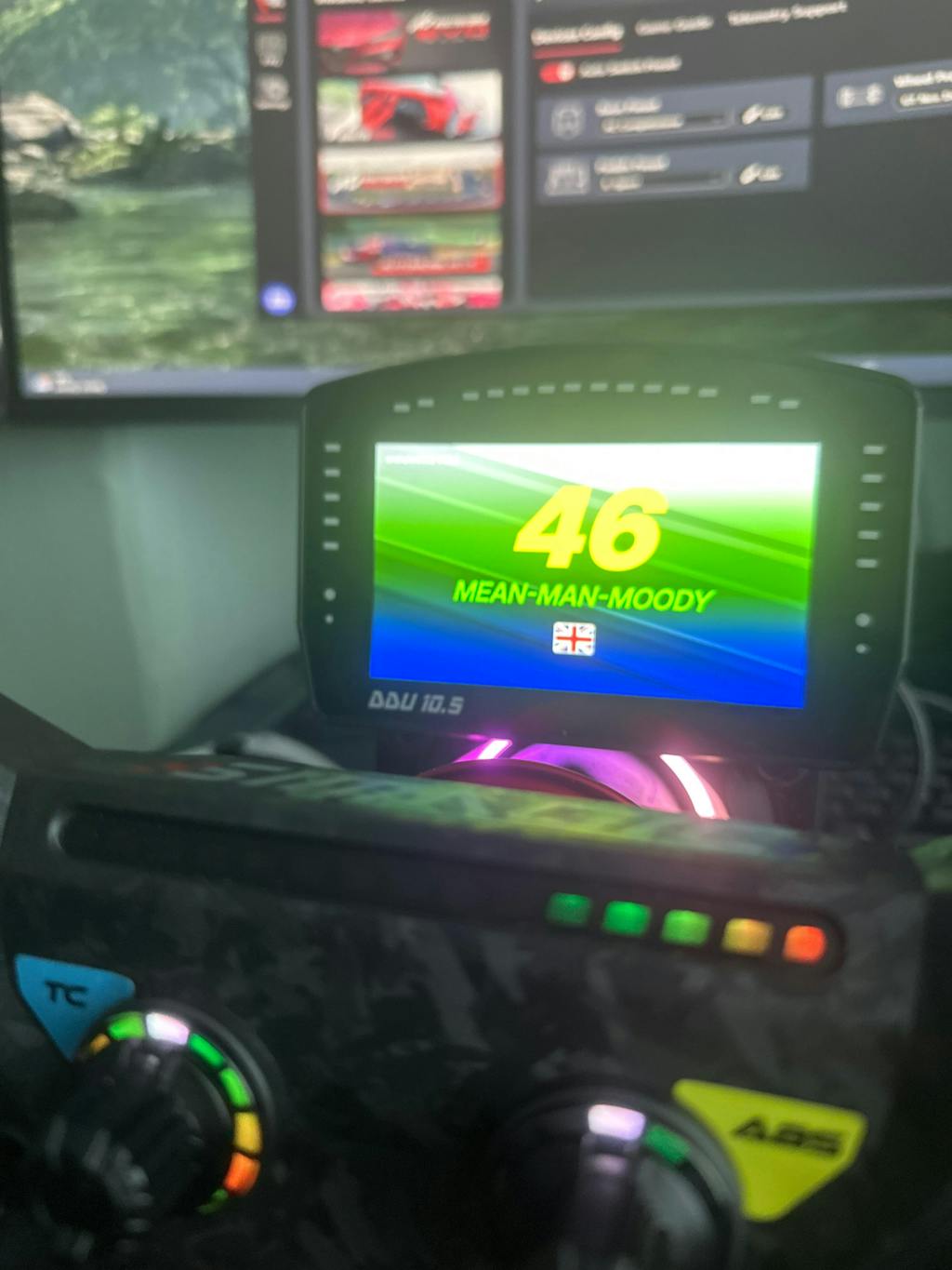 DDU 10.7 6.8" Sim Racing Dash Display with LEDs – Sim Racing Addict