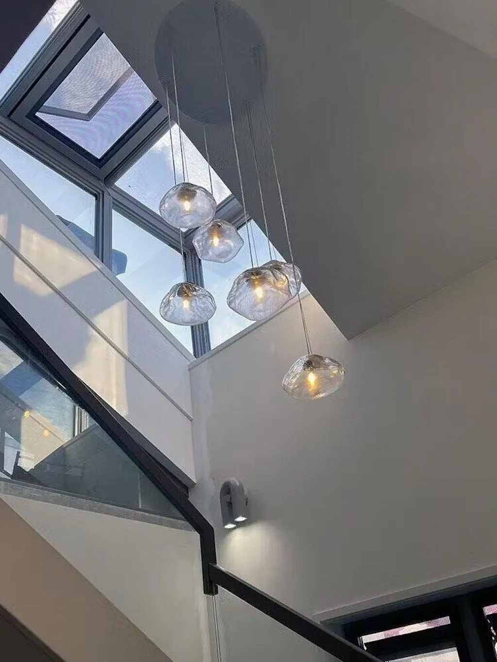Multi-Head Irregular Glass Bubble Chandelier M79 | Chandeliers | SIMIG ...