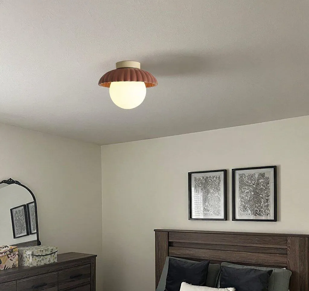 Alien Cream Style Ceiling Light M77 | Flush Ceiling Lights | SIMIG LIGHTING