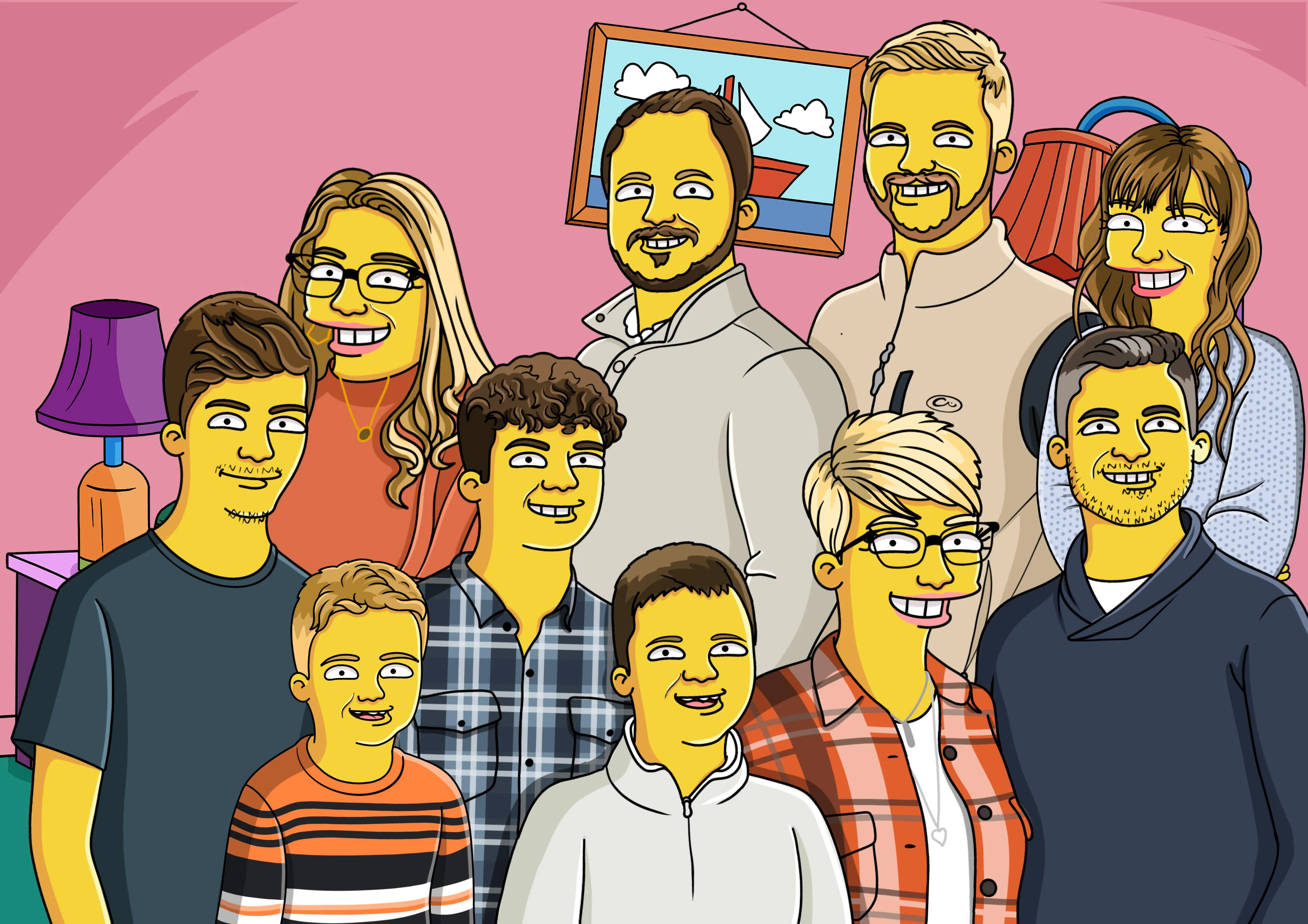 Simpsonize Me | Hand-Drawn Yellow Portraits