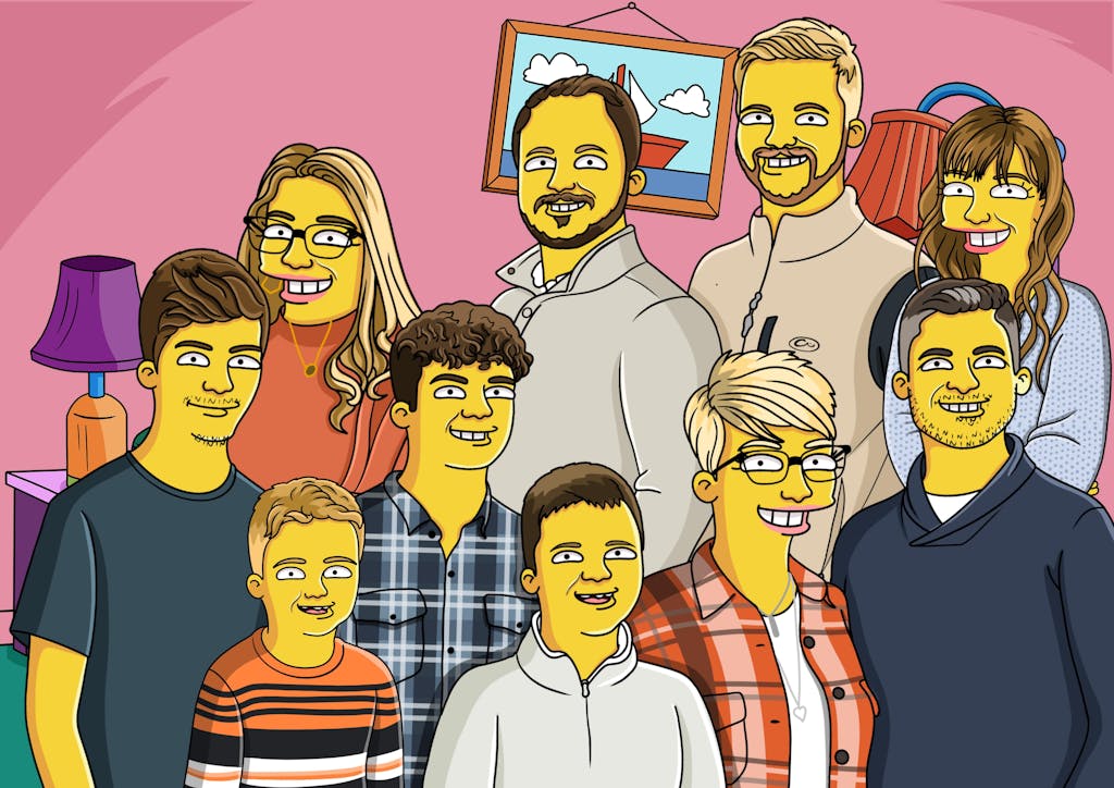 Simpsonize Me | Hand-Drawn Yellow Portraits
