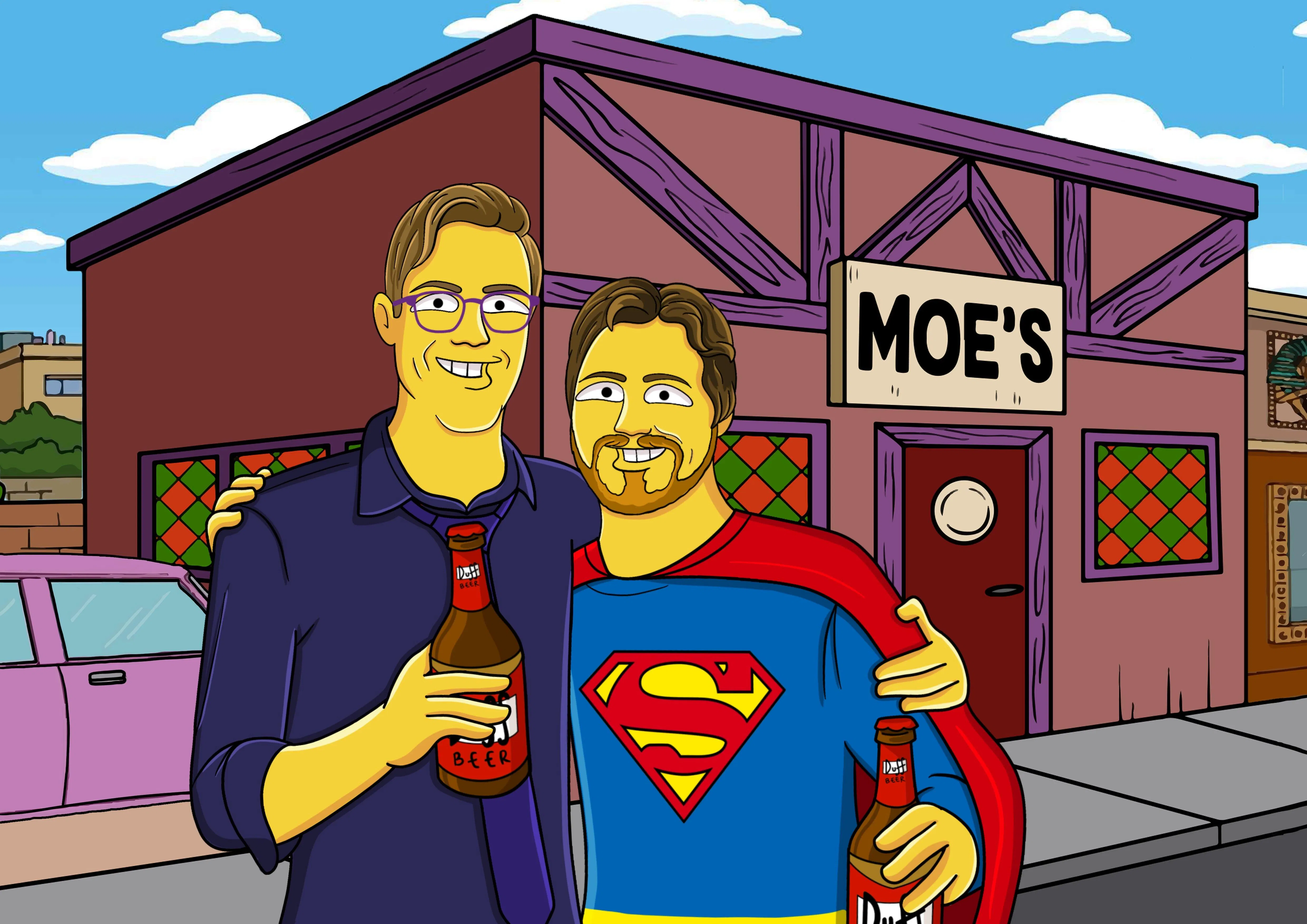 Simpsonize Me | Hand-Drawn Yellow Portraits