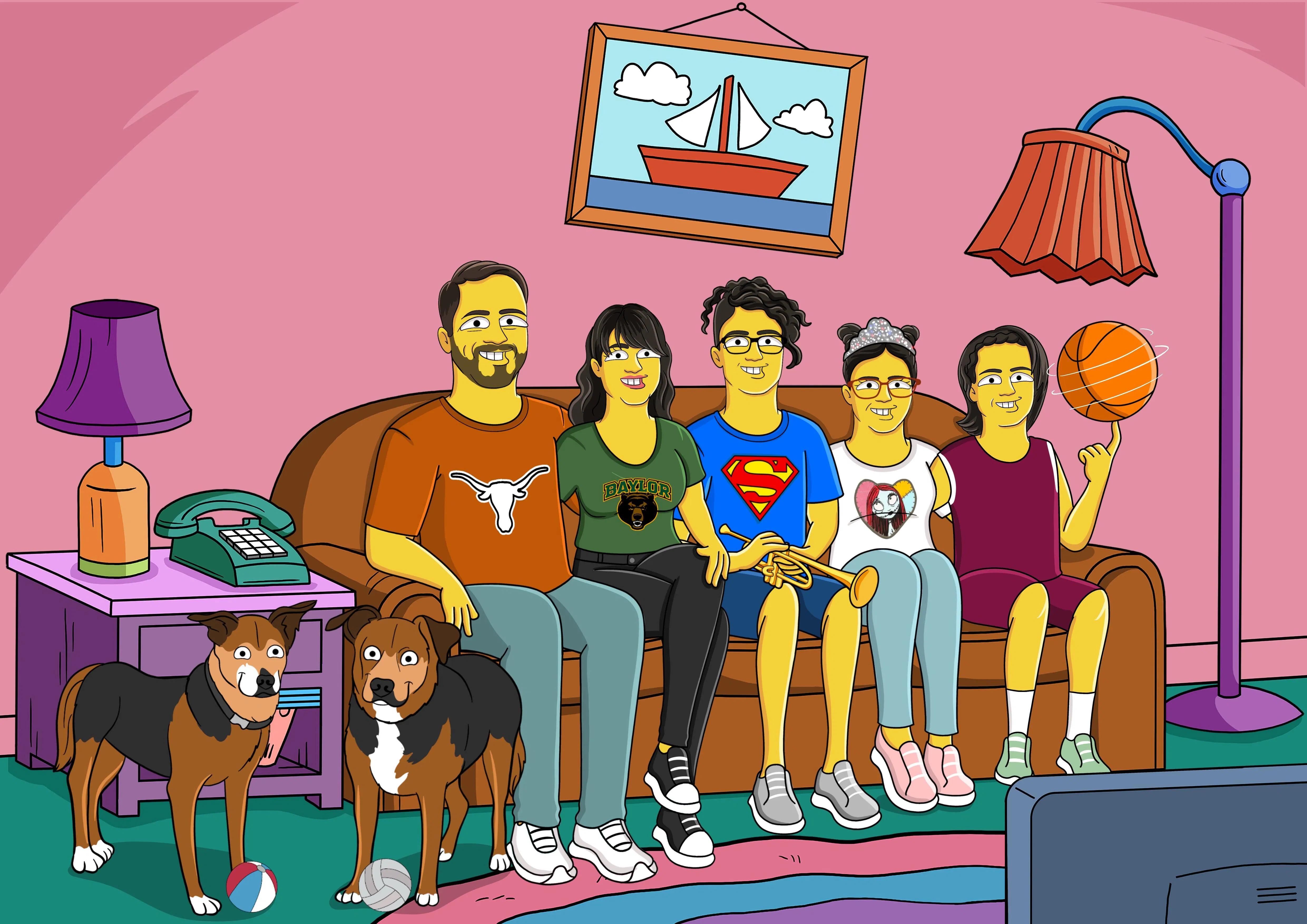 Simpsonize Me | Hand-Drawn Yellow Portraits