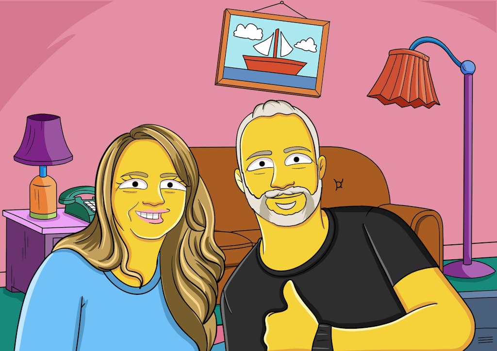 Simpsonize Me | Hand-Drawn Yellow Portraits