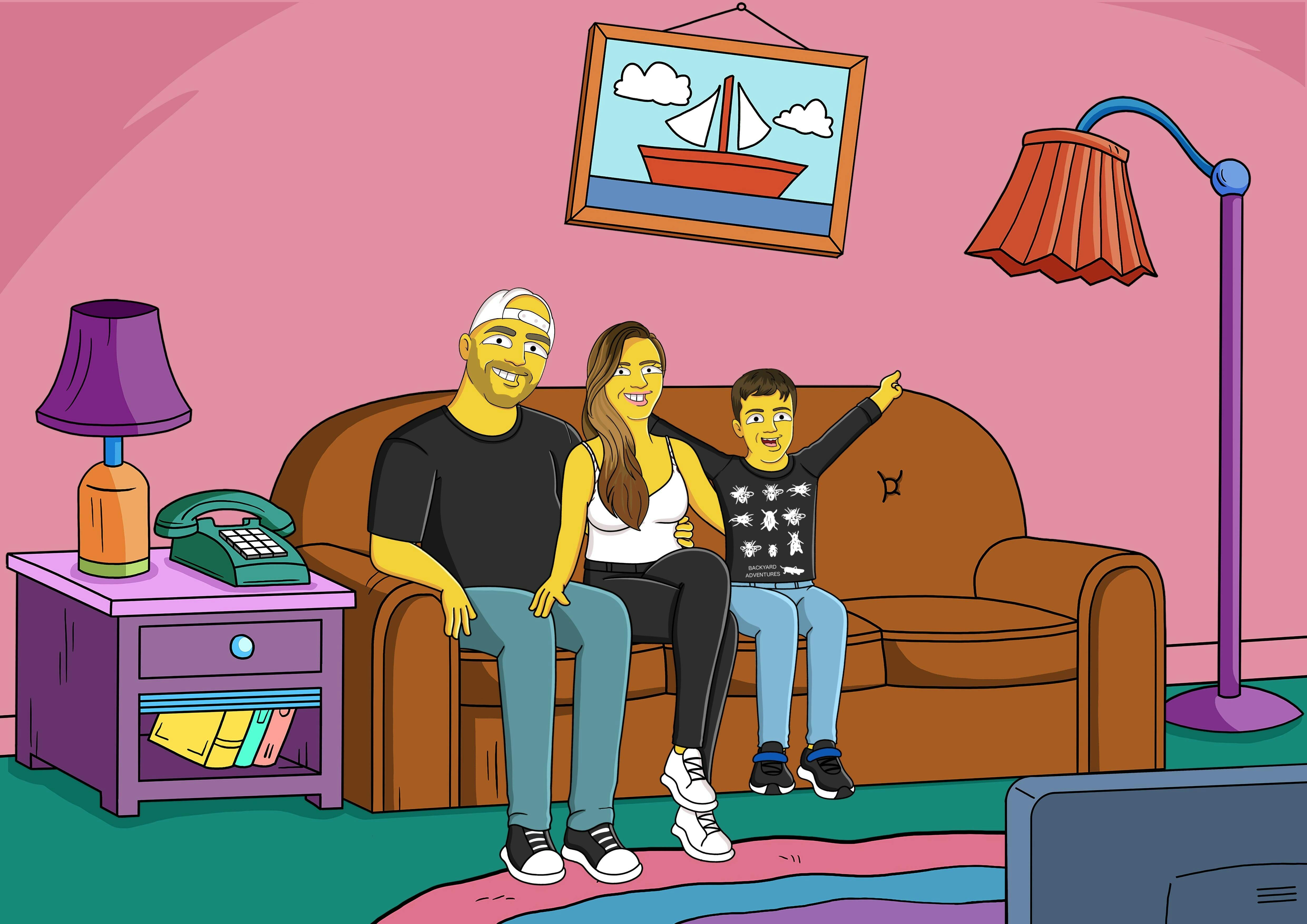 Simpsonize Me | Hand-Drawn Yellow Portraits