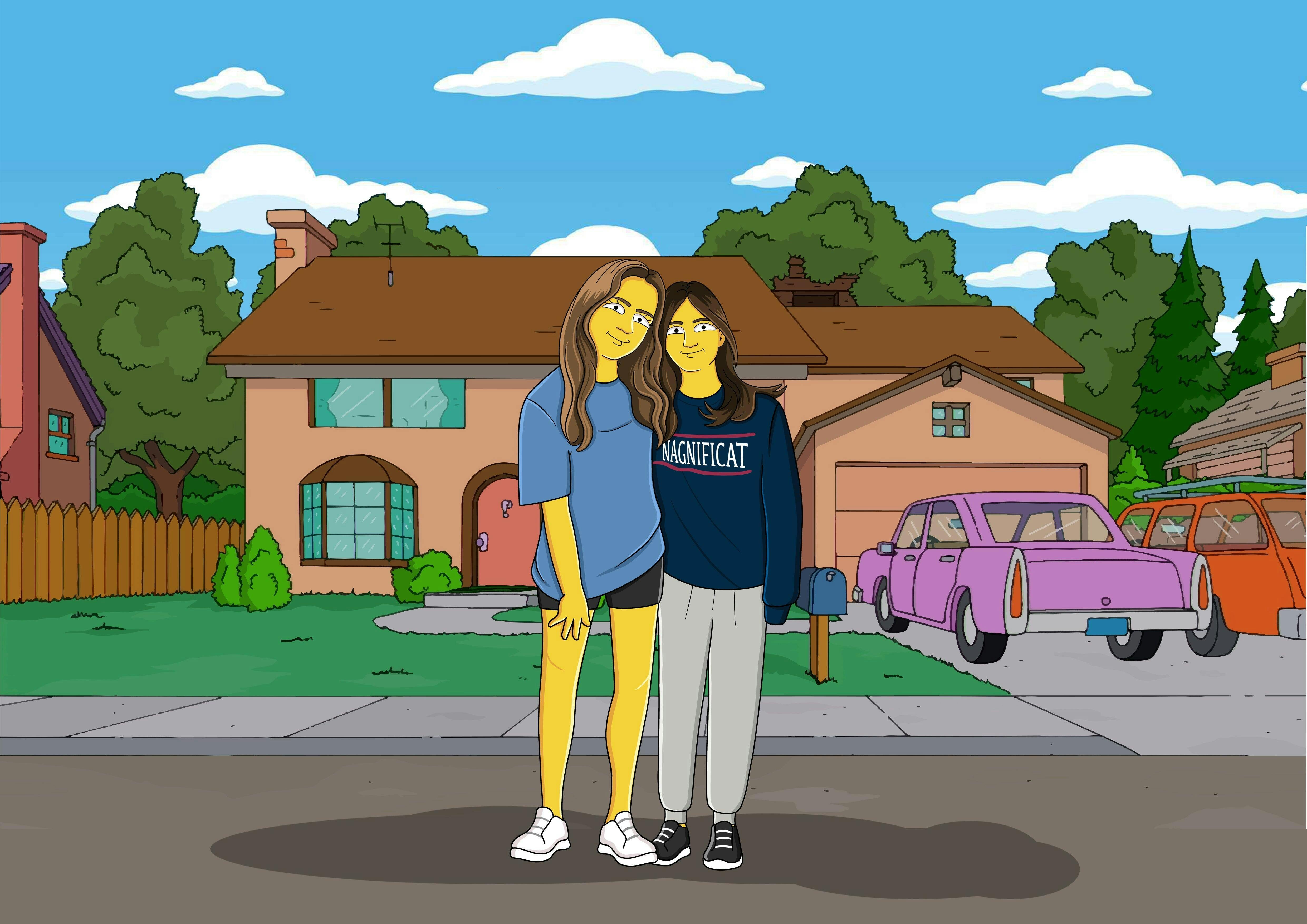 Simpsonize Me | Hand-Drawn Yellow Portraits