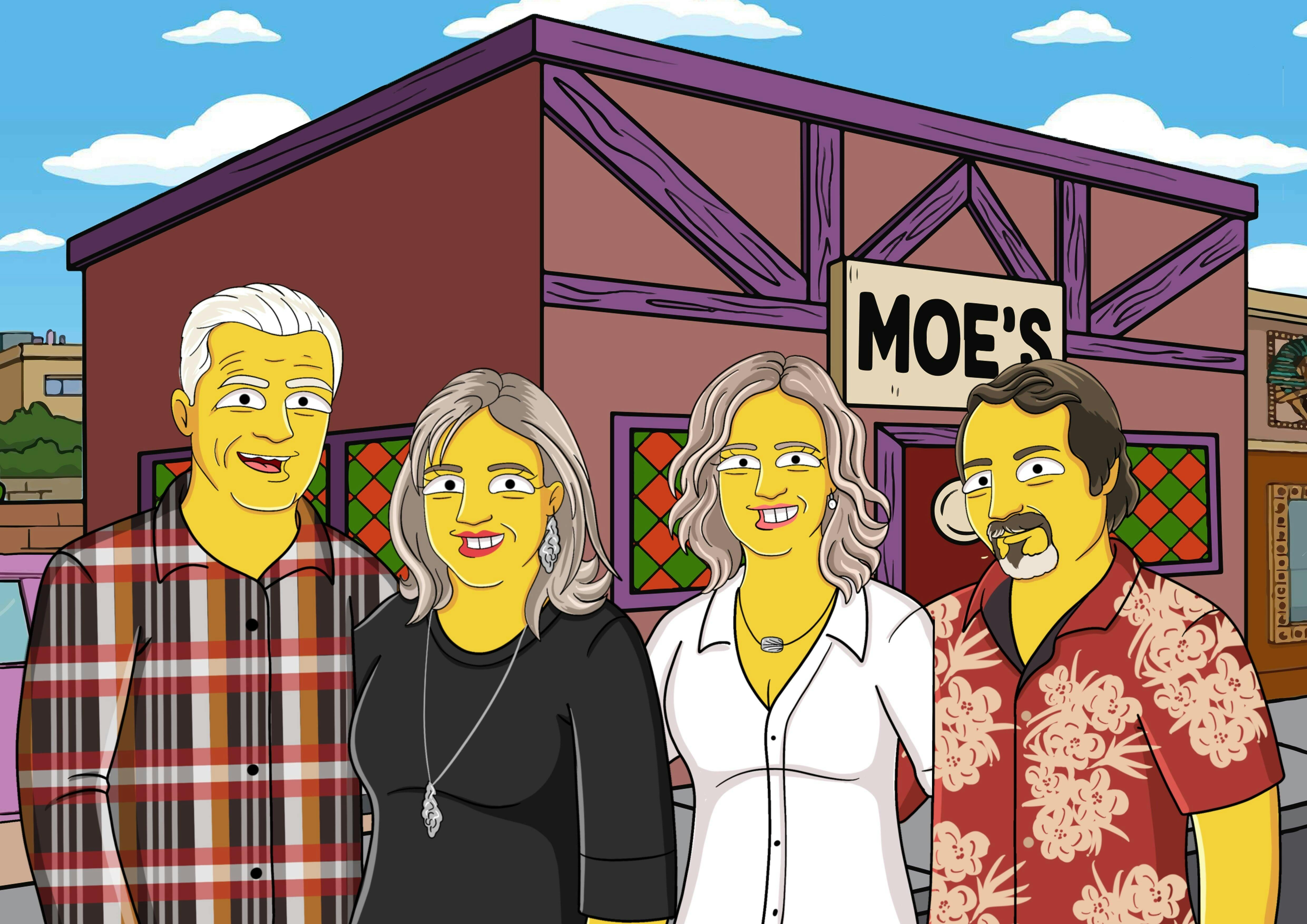 Original Custom Simpsons Portrait - Simpsonize Me