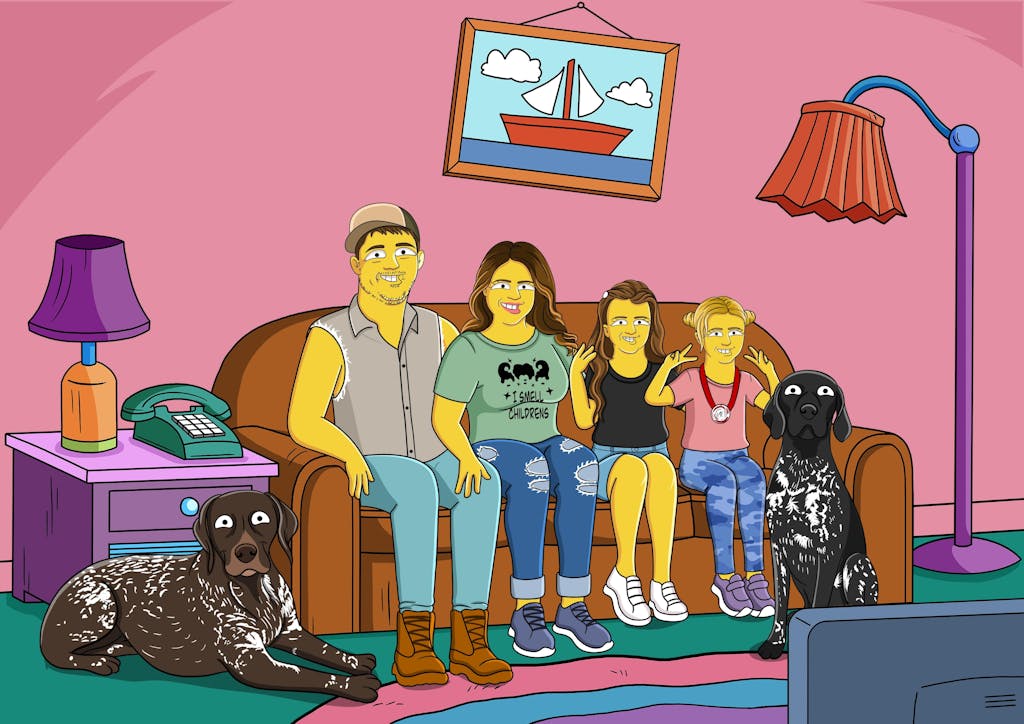 Simpsonize Me | Hand-Drawn Yellow Portraits