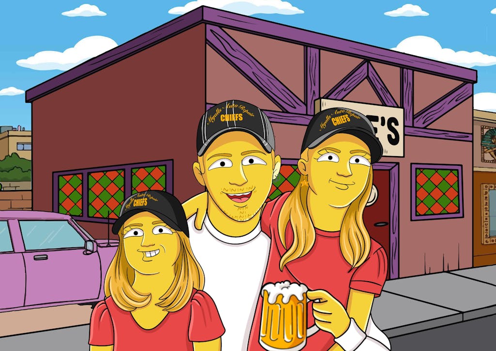 Simpsonize Me | Hand-Drawn Yellow Portraits