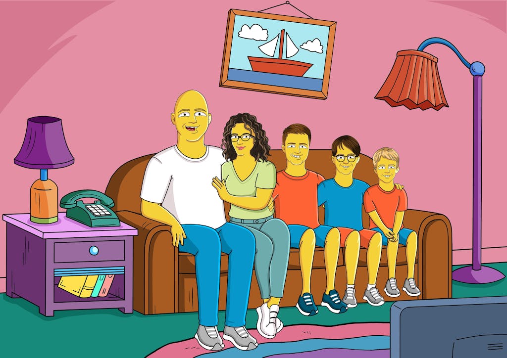 Simpsonize Me | Hand-Drawn Yellow Portraits