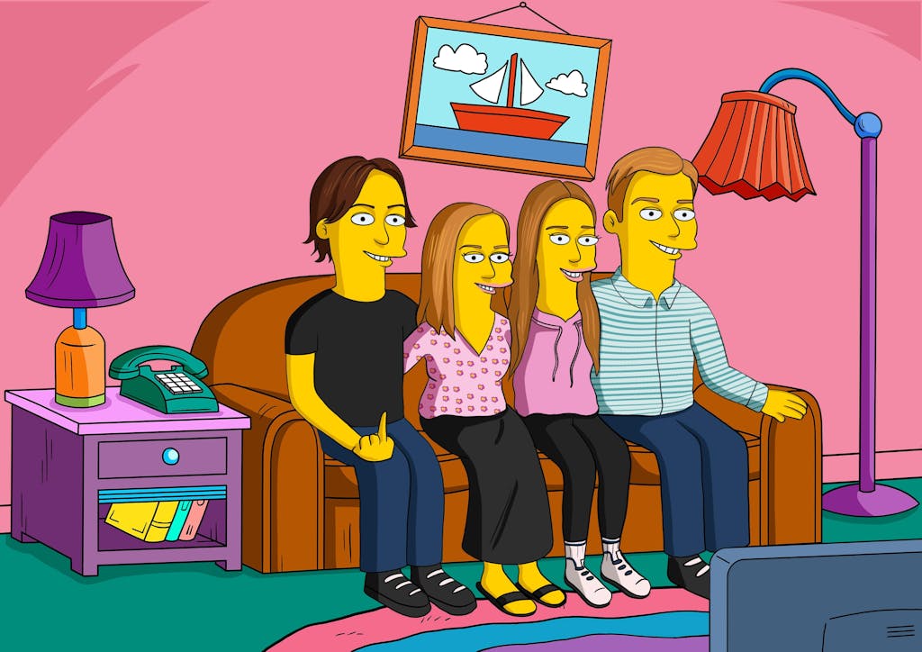 Simpsonize Me | Hand-Drawn Yellow Portraits