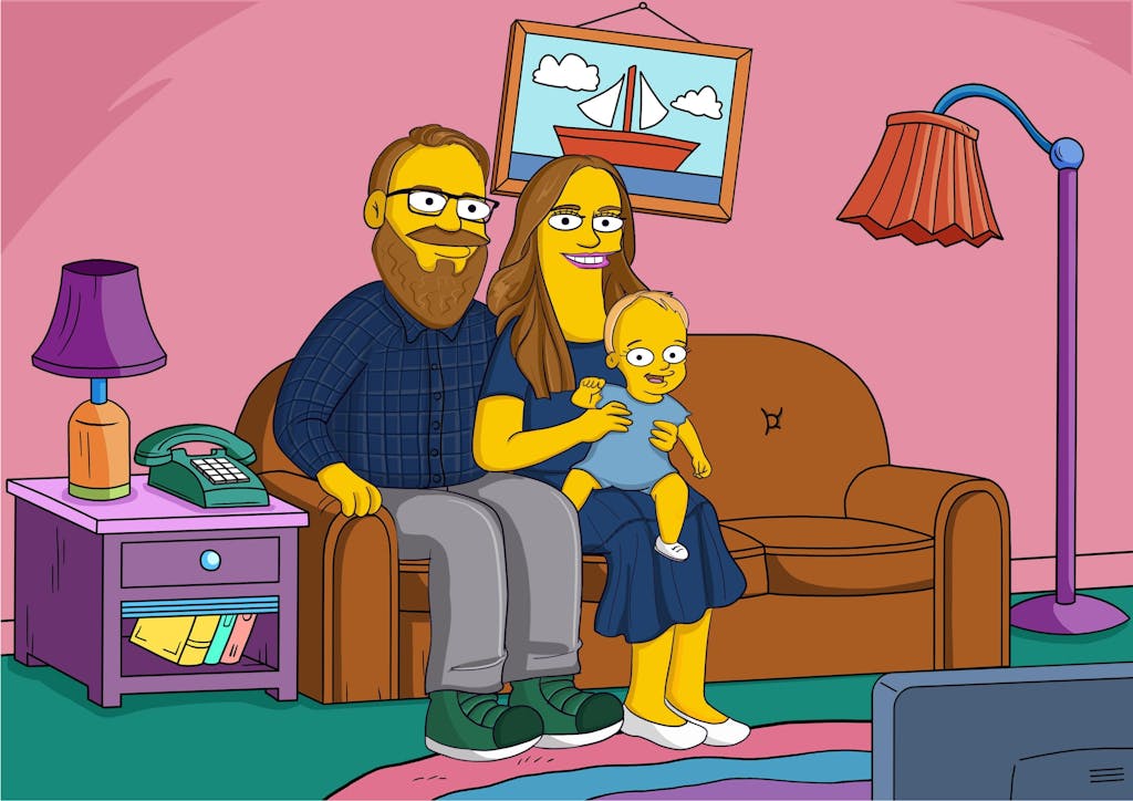 Simpsonize Me | Hand-Drawn Yellow Portraits