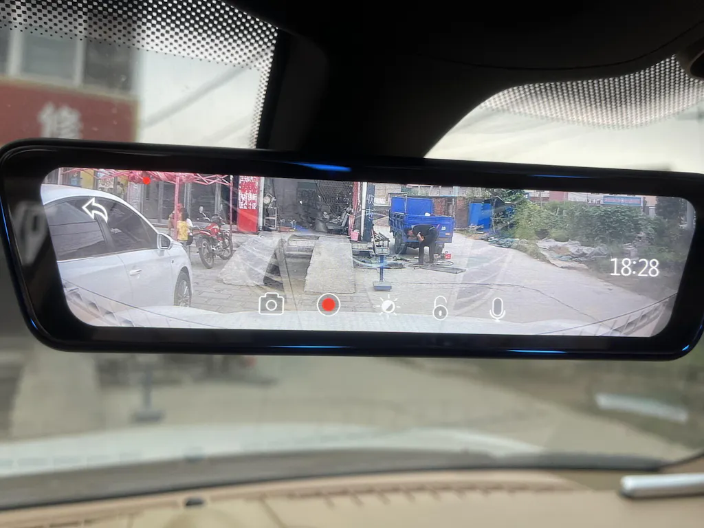 Sinjet H8 8.2'' OEM Design Digital Mirror Dash Cam with Front & Rear Camera