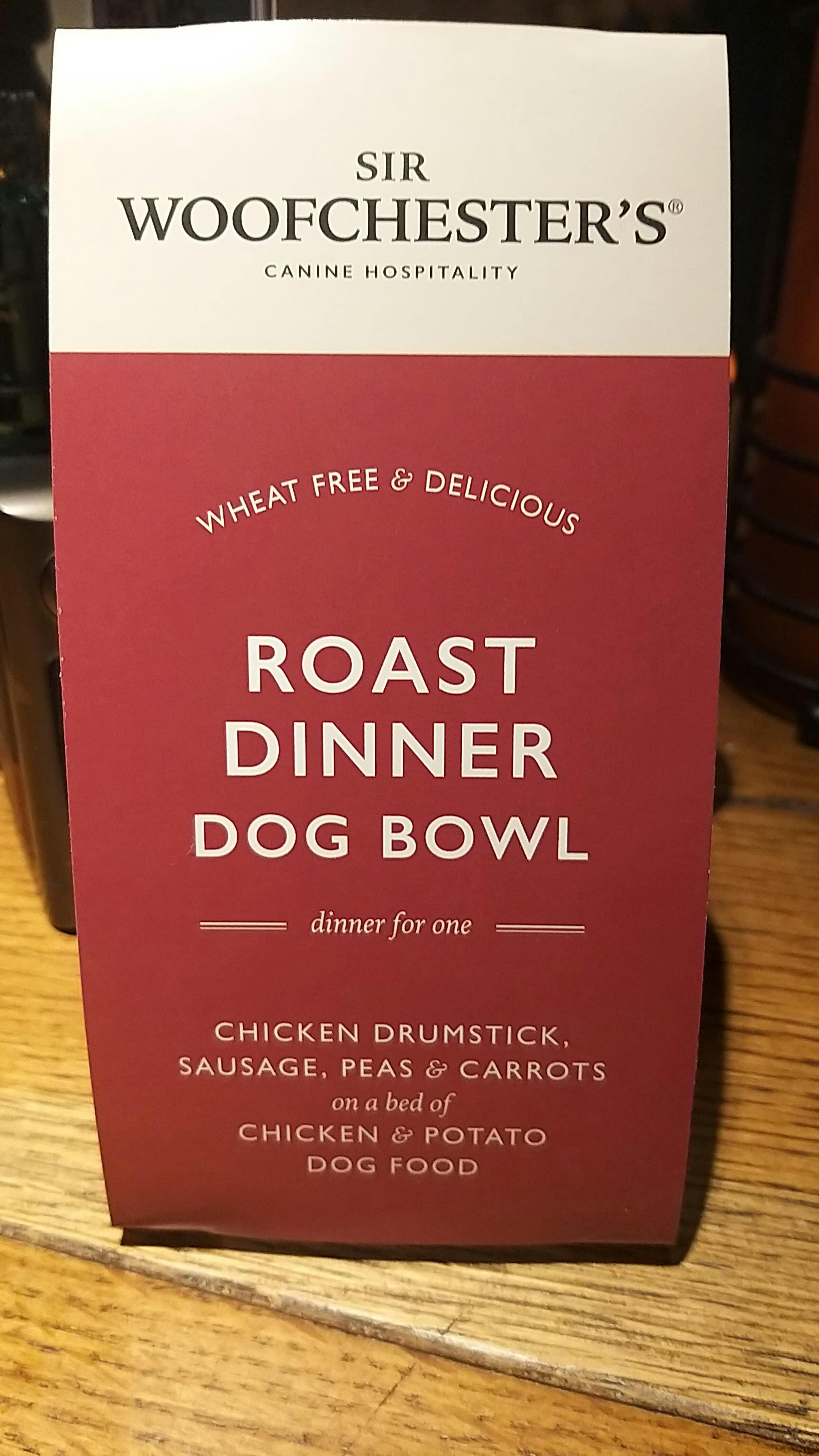 Roast Dinner Dog Dinner Bowl | Sir Woofchester's