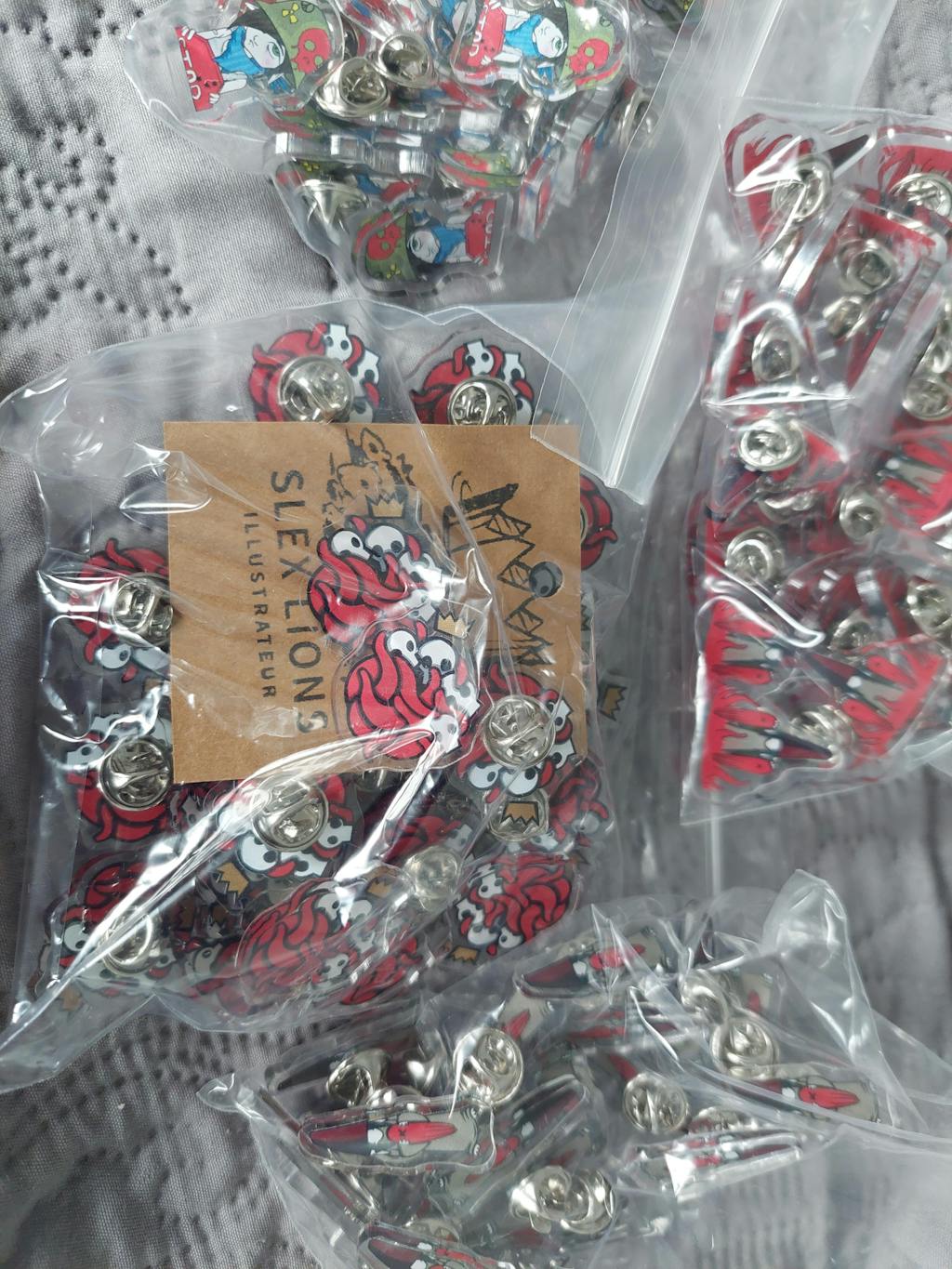 Custom Printed Acrylic Pins | Custom Acrylic Pins • Sira Print Inc.