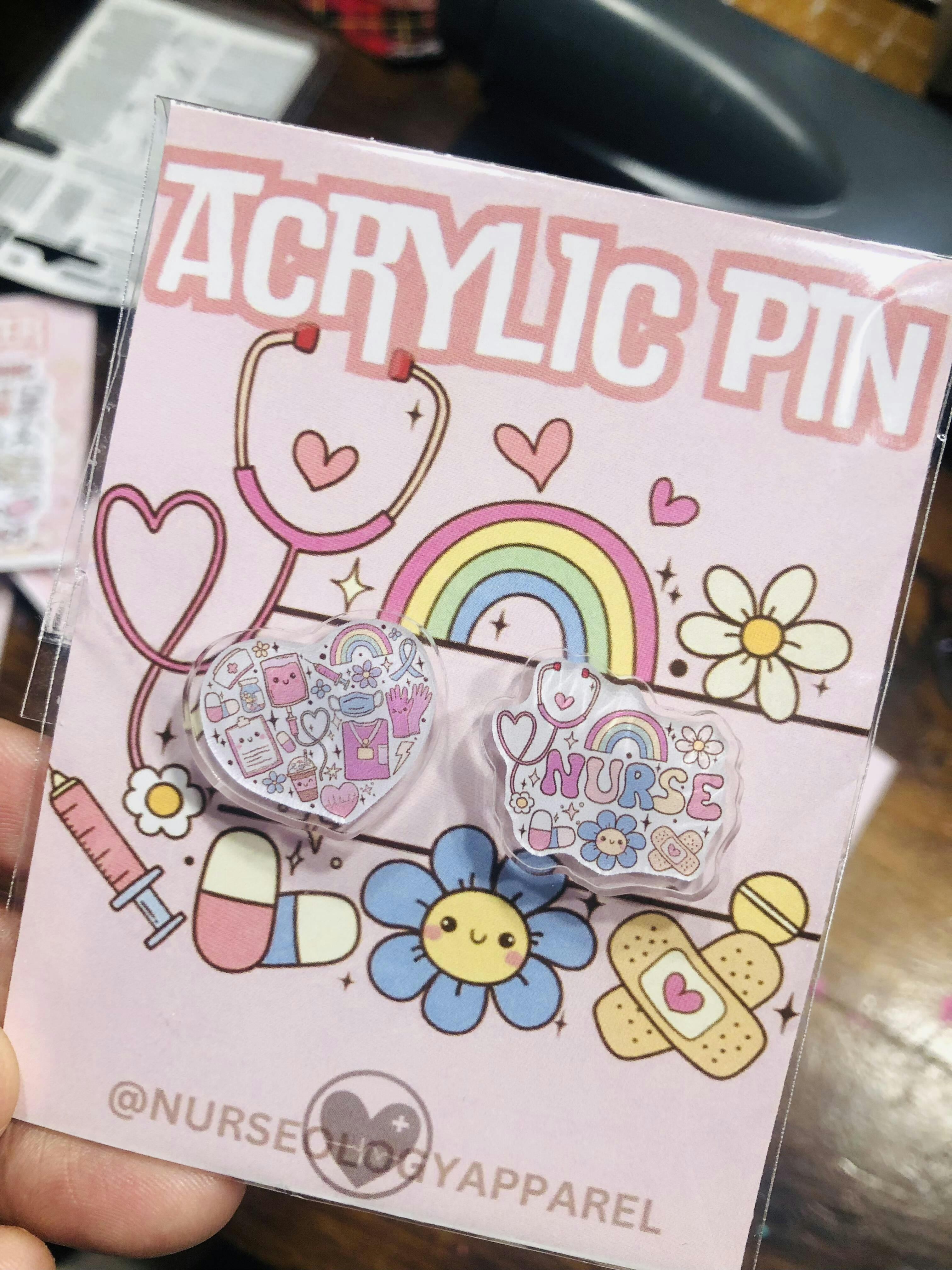 Custom Printed Acrylic Pins | Custom Acrylic Pins • Sira Print Inc.