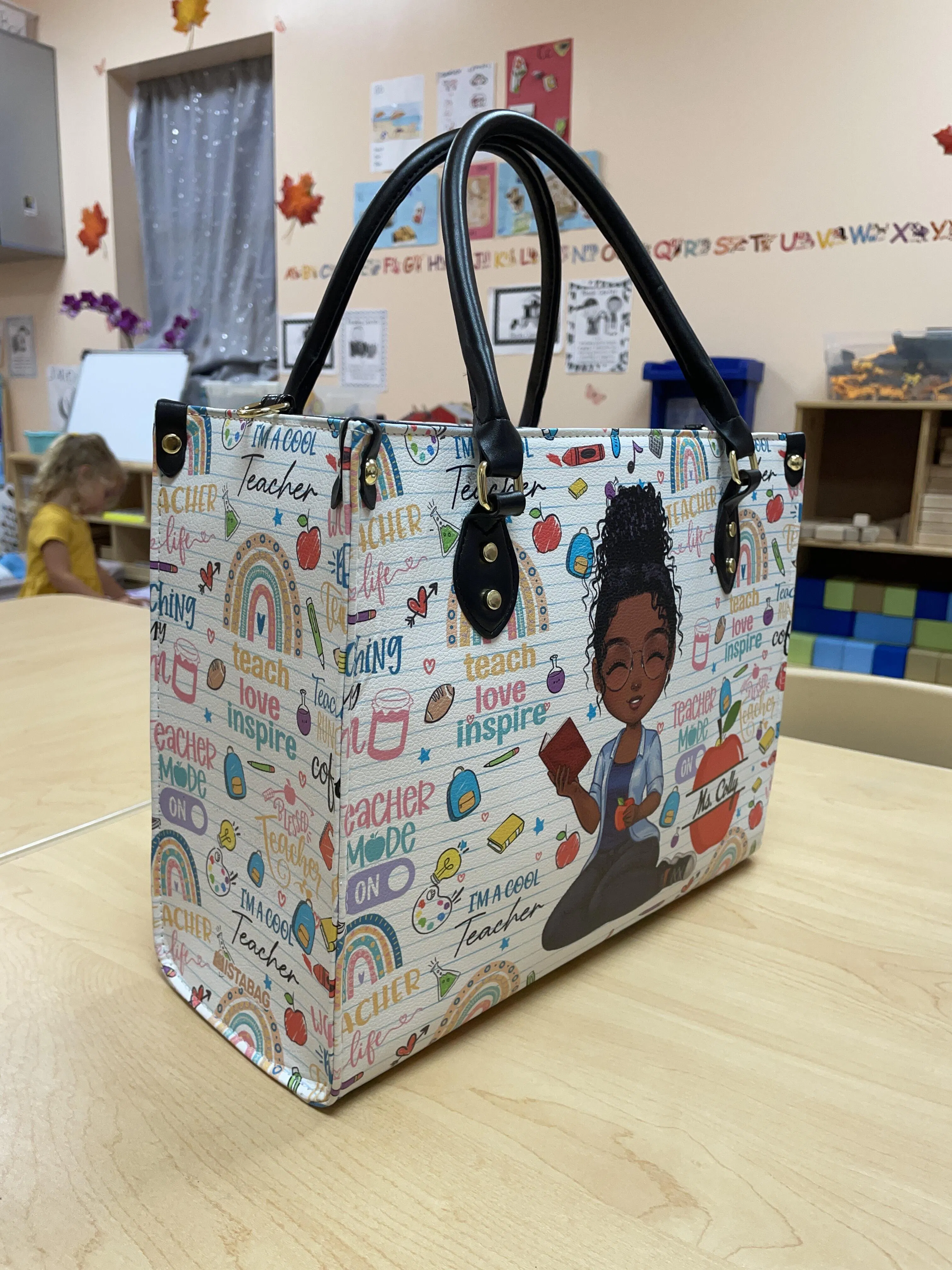 Afrofuturism - Personalized Leather Handbag SB112 – Sistabag
