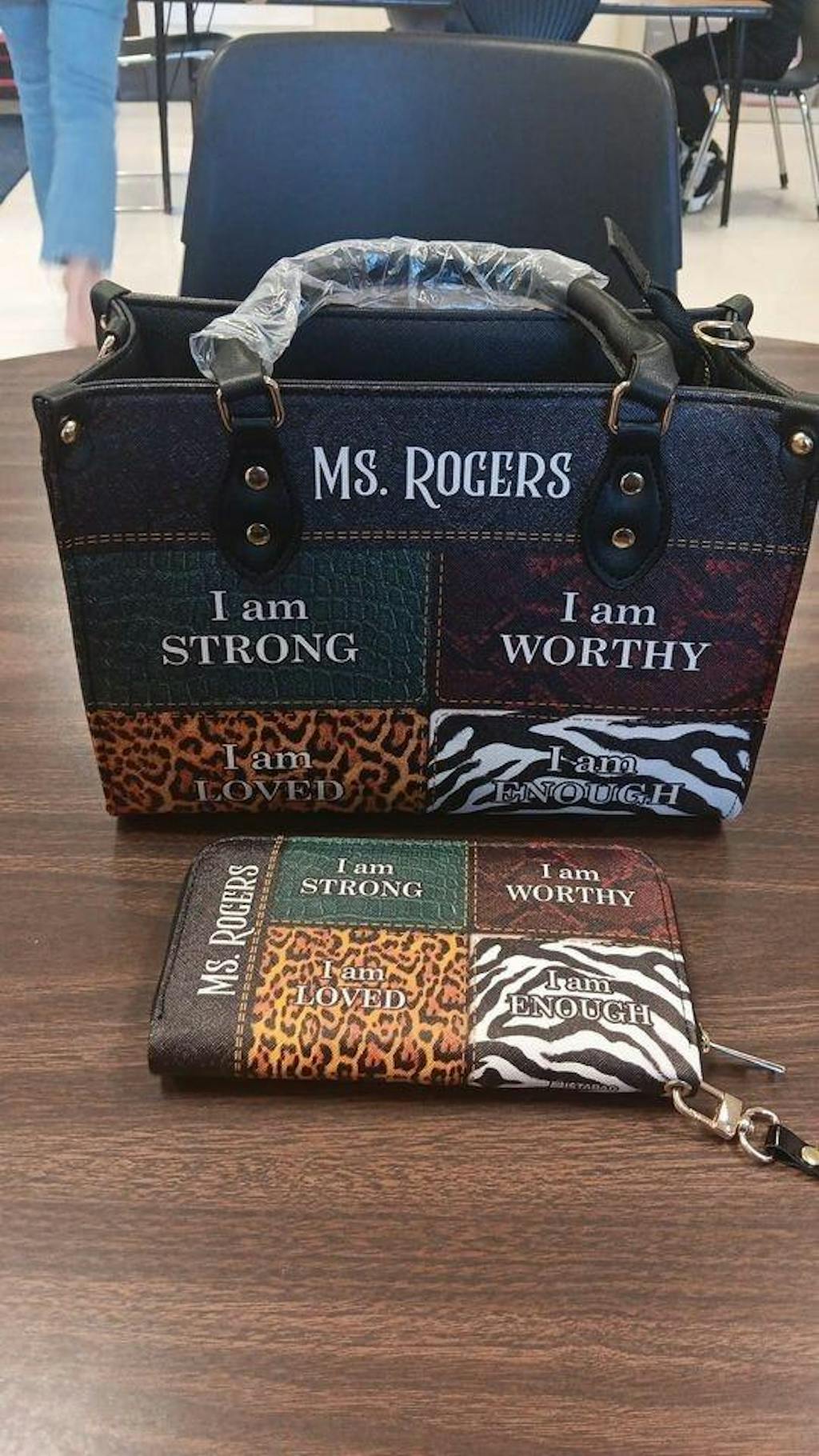 I Can Do All Things Through Him - Personalized Leather Clutch Purse ST ...