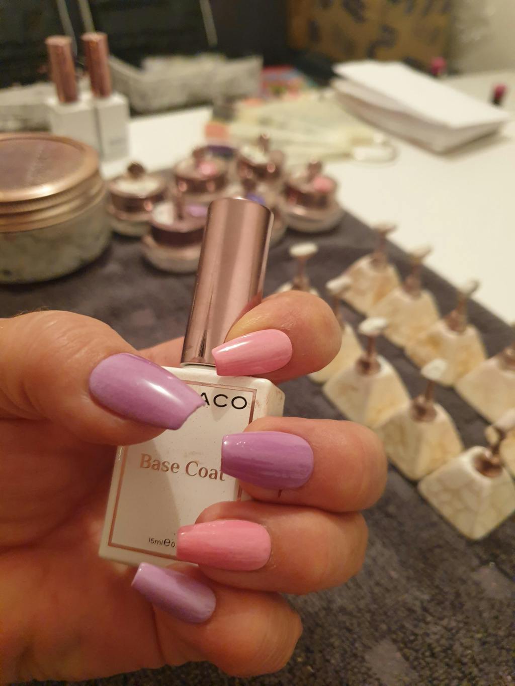 Pink Matte Nail Powder - Pink Whisper Color | Sistaco USA